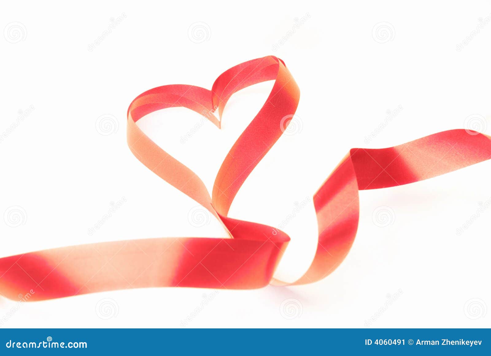Ribbon heart stock image. Image of gift, idea, elegance - 4060491