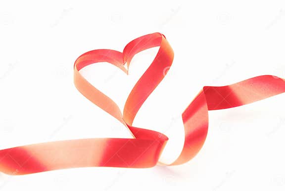 Ribbon heart stock image. Image of gift, idea, elegance - 4060491