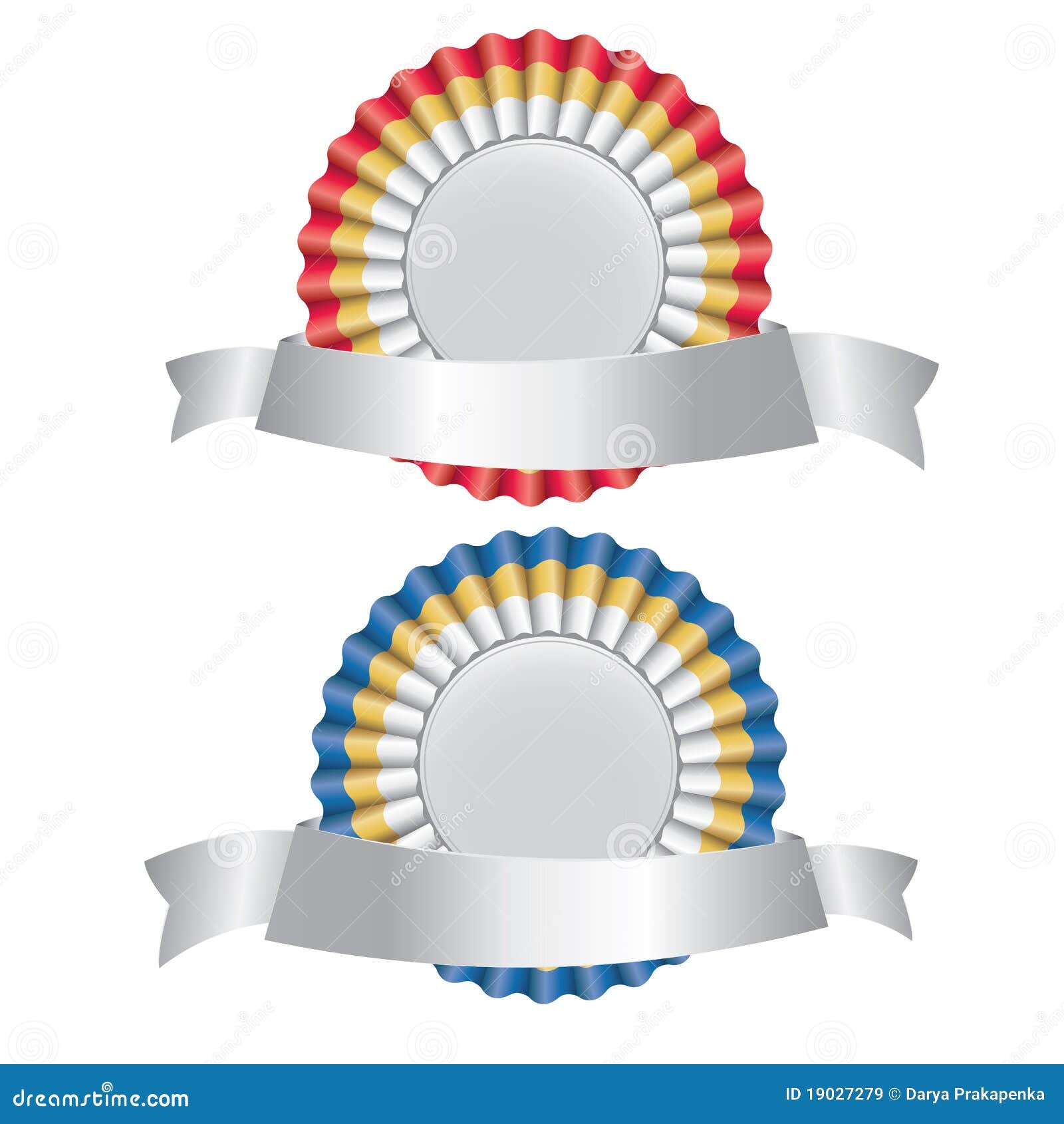 Ribbon. illustration stock vector. Illustration of badge - 19027279