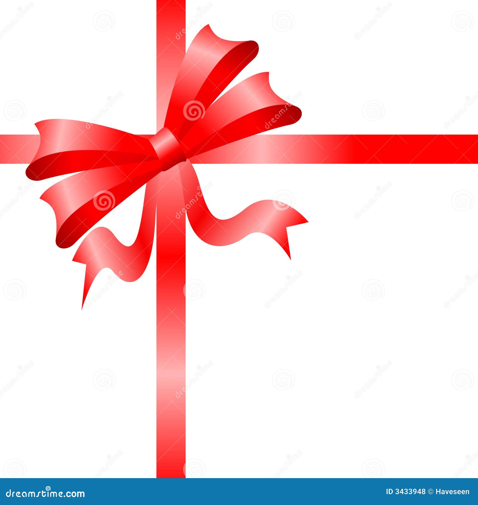 Ribbon illustration stock vector. Illustration of ornate - 3433948