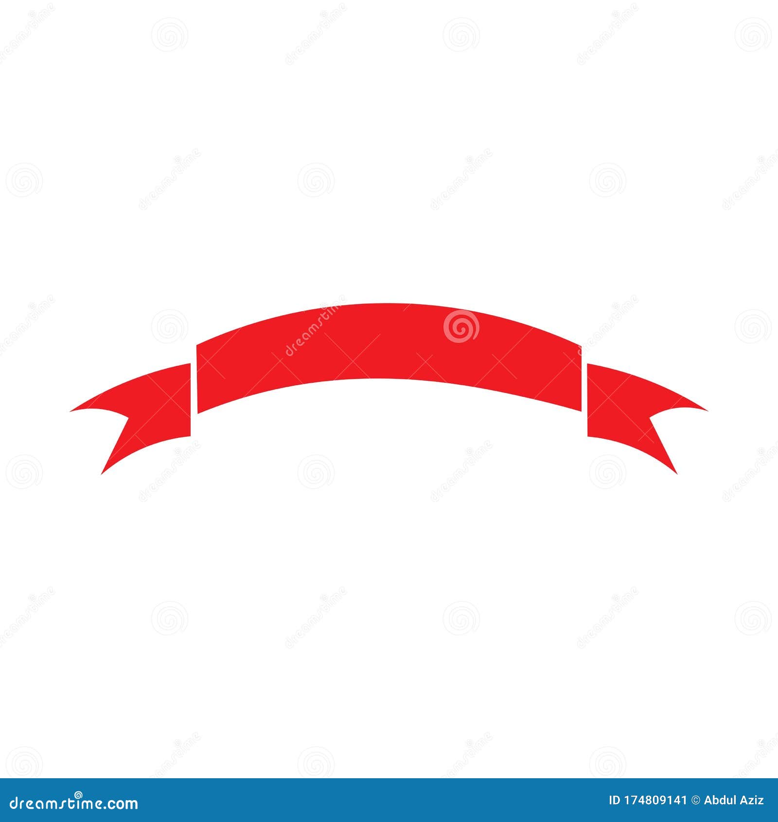 Ribbon logo vector design stock vector. Illustration of abstract ...