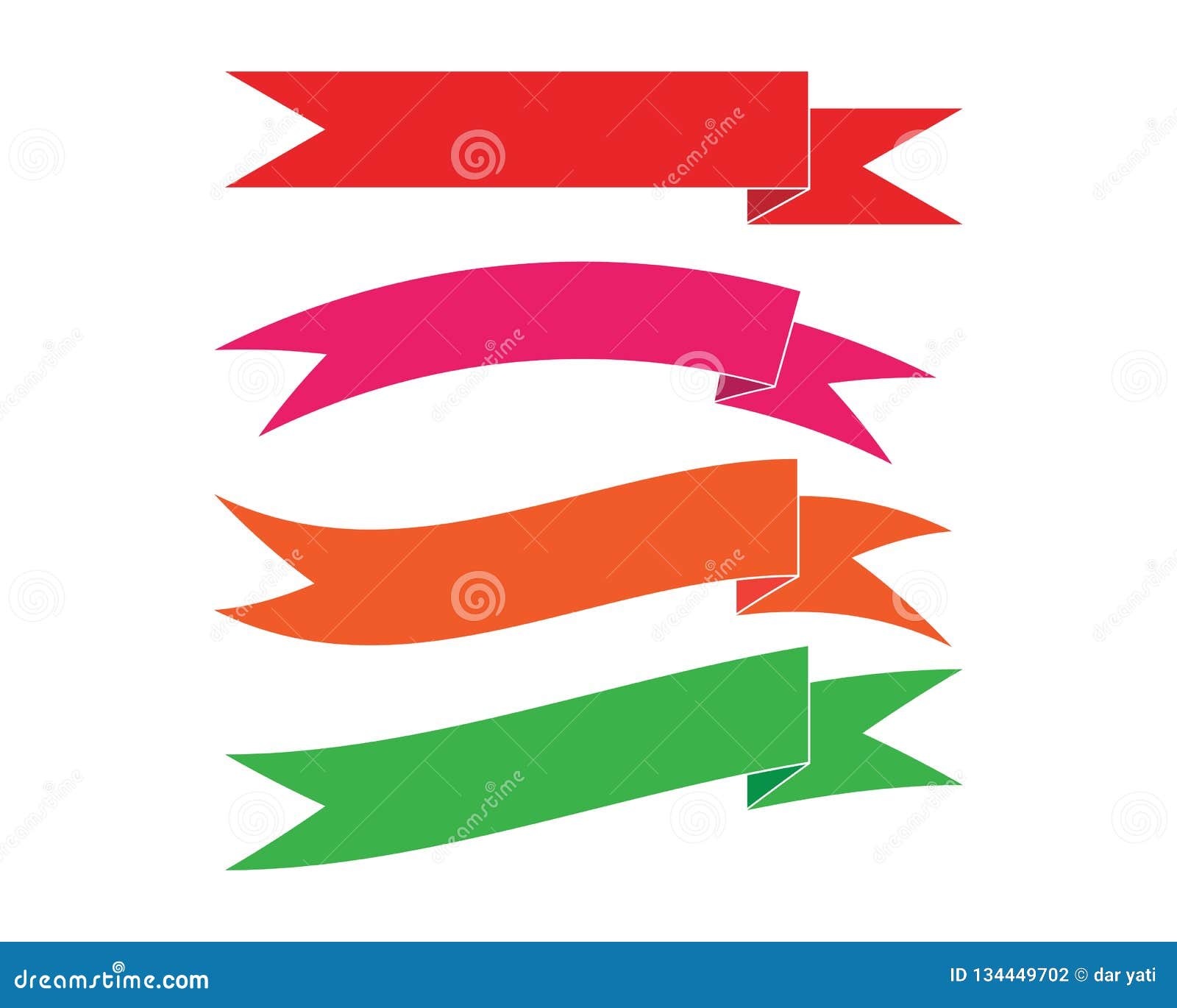 Ribbon Logo Template Vector Icon Stock Vector - Illustration of graphic ...