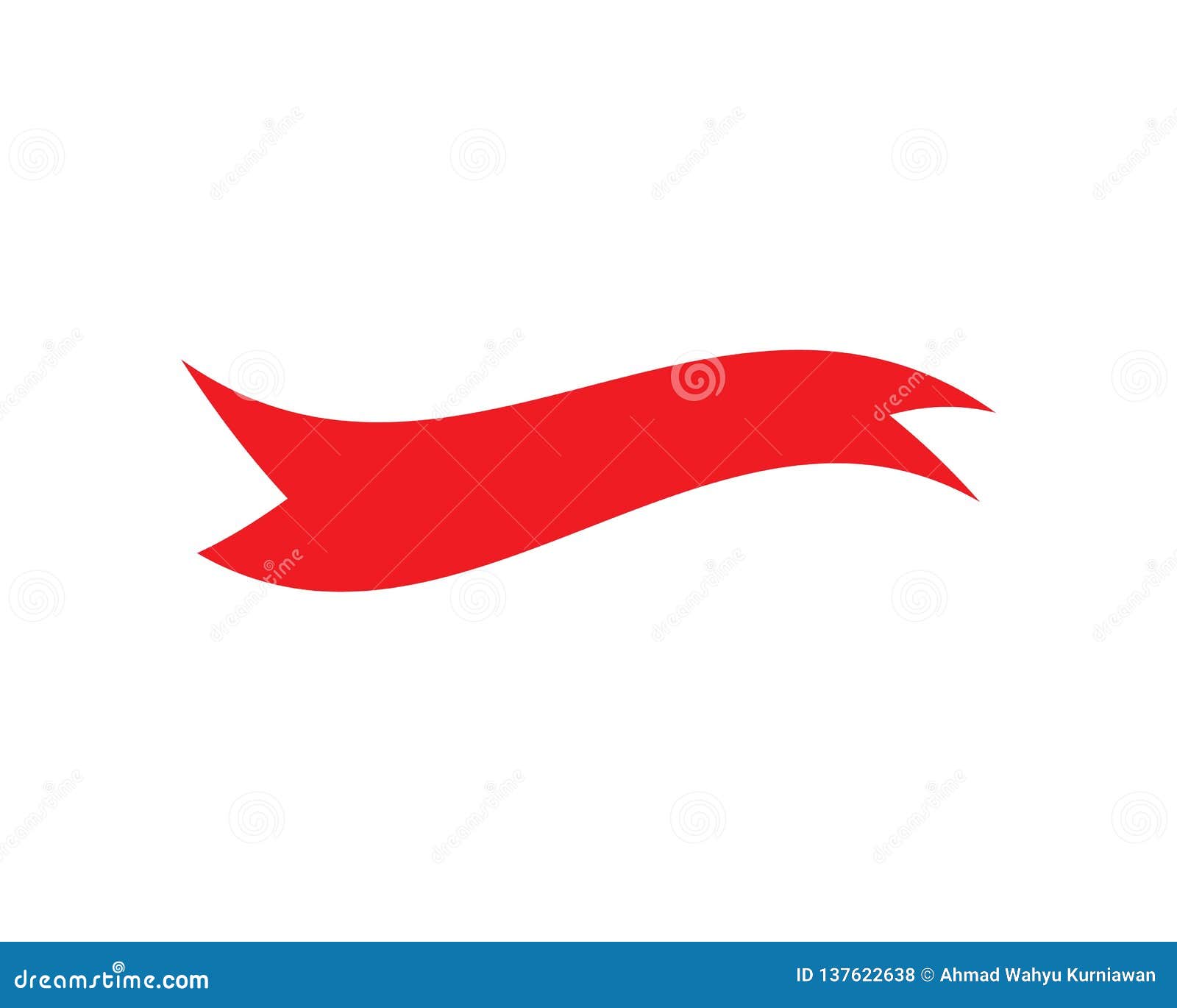 Ribbon logo vector stock vector. Illustration of collection - 137622638