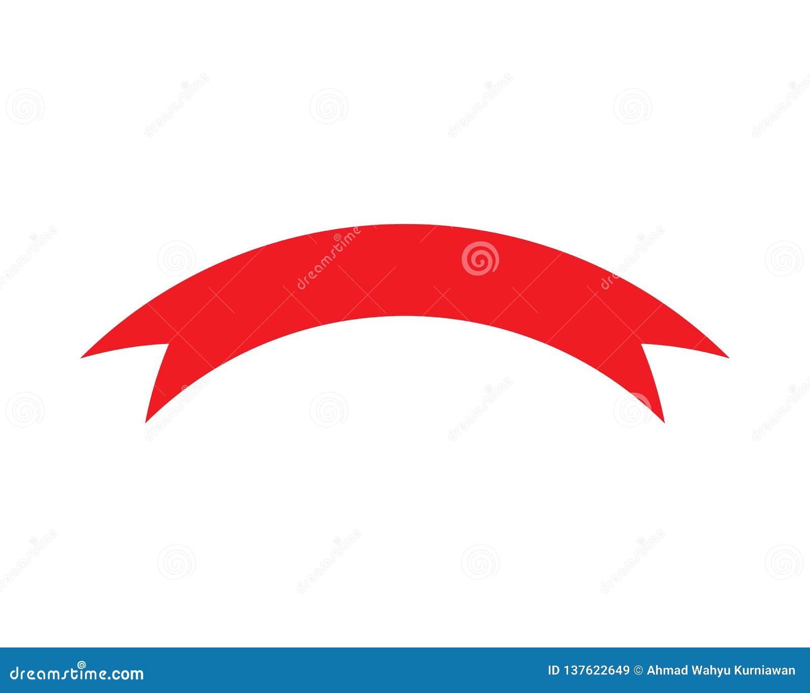 Ribbon logo vector stock vector. Illustration of graphic - 137622649