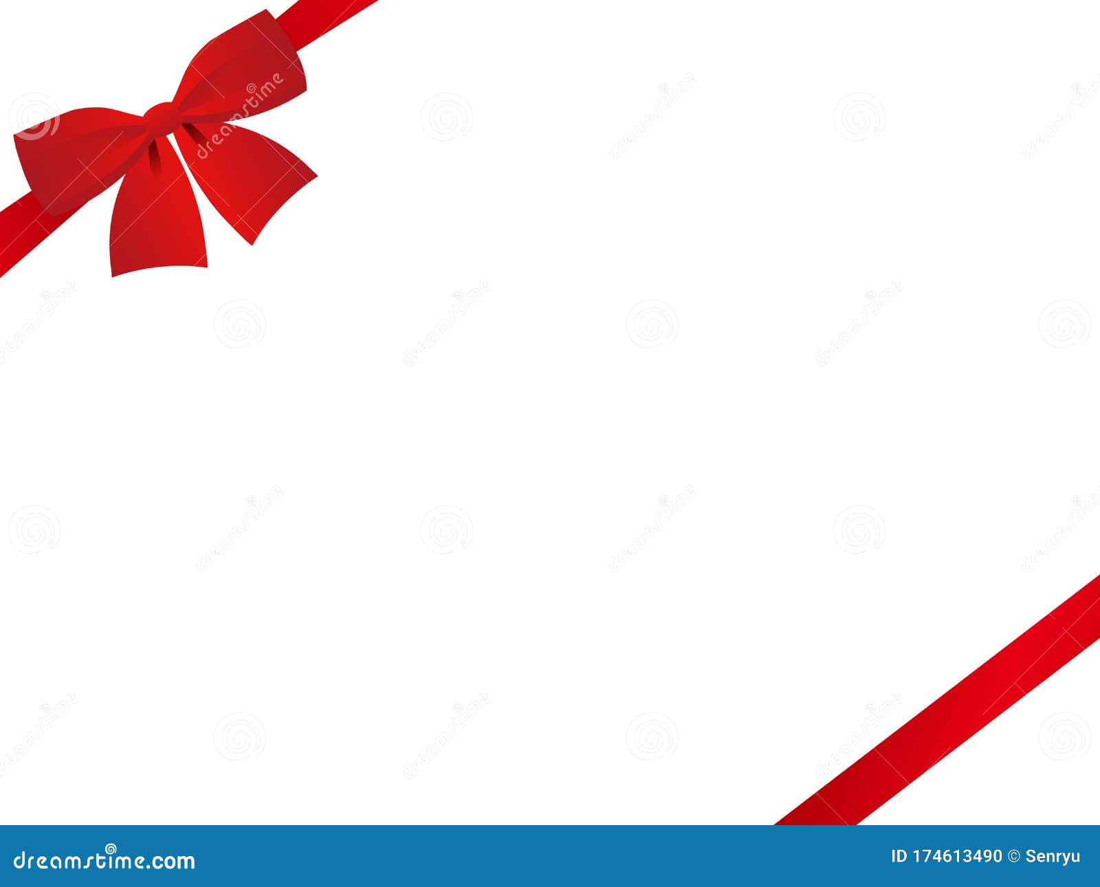 Ribbon messagecard stock vector. Illustration of valentine - 174613490