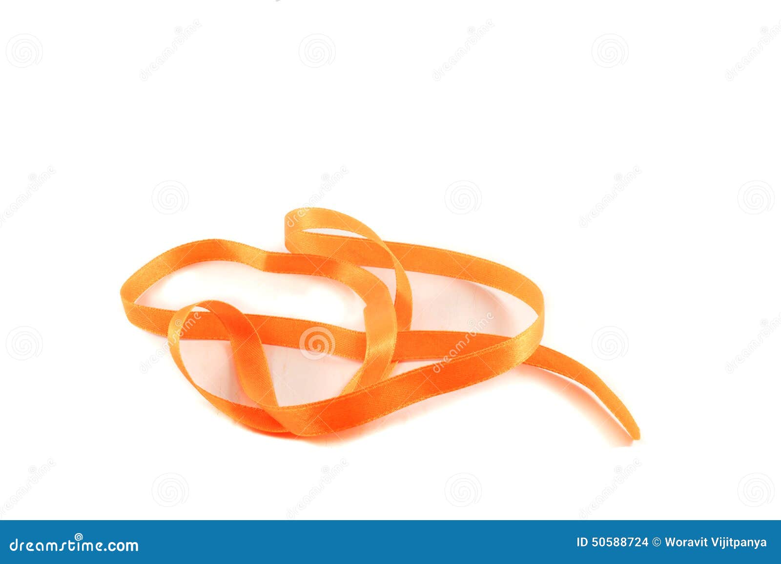 Ribbon orange stock photo. Image of gift, decoration - 50588724