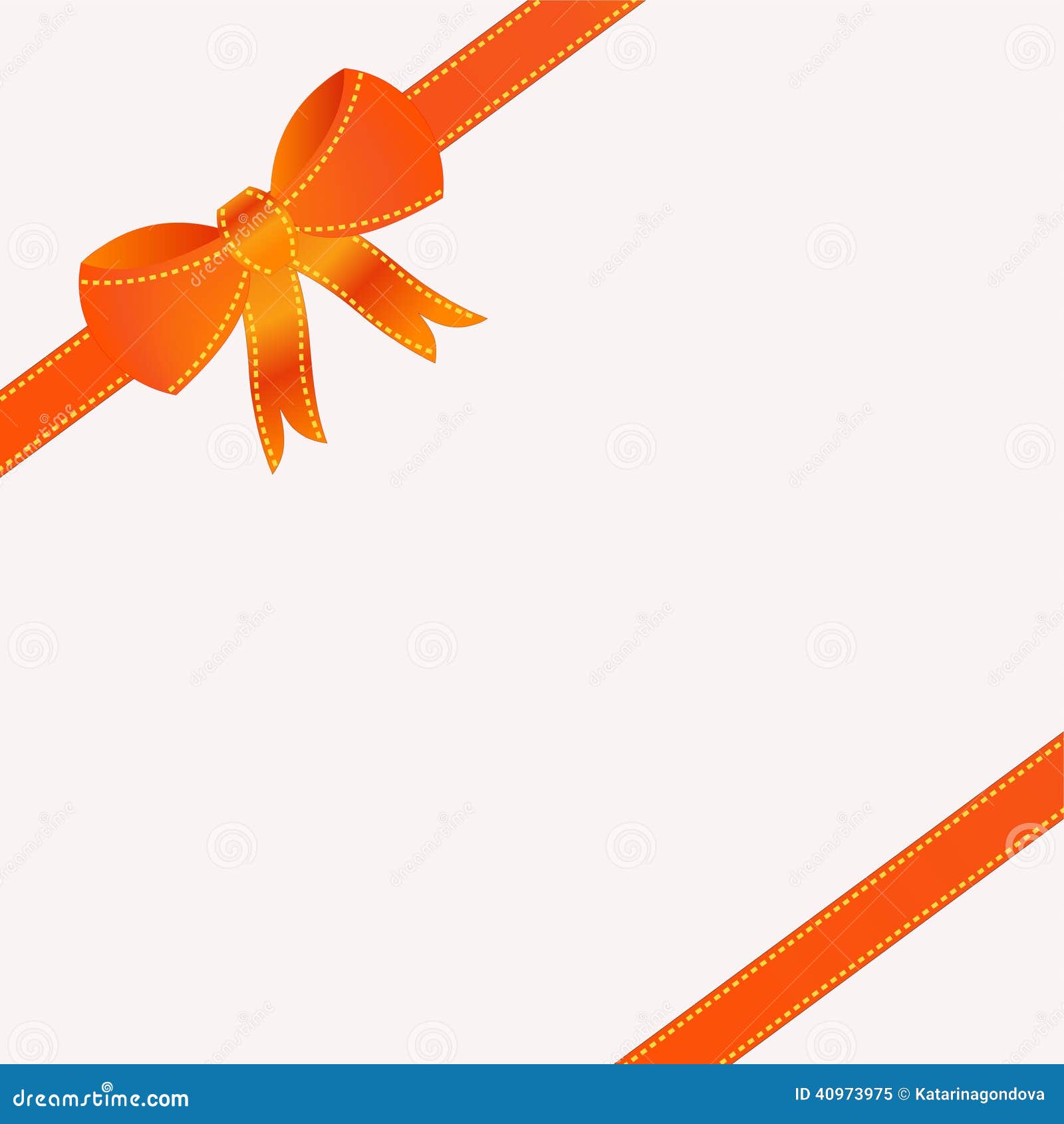 Ribbon stock illustration. Illustration of card, colorful - 40973975