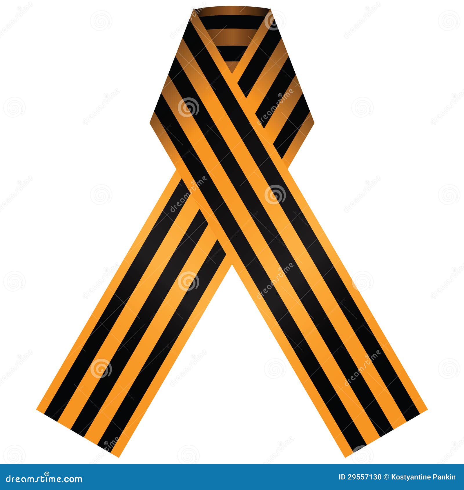Ribbon of Saint George stock vector. Illustration of incentive - 29557130