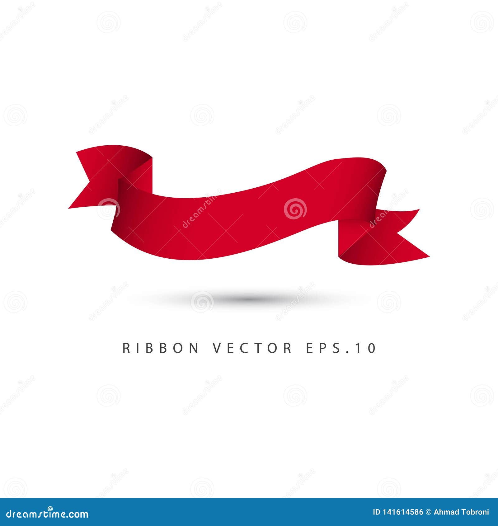 Ribbon Set Vector Template Design Illustration Stock Vector ...
