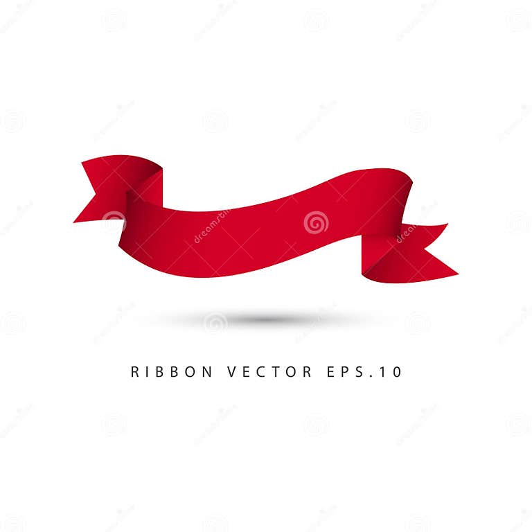 Ribbon Set Vector Template Design Illustration Stock Vector ...