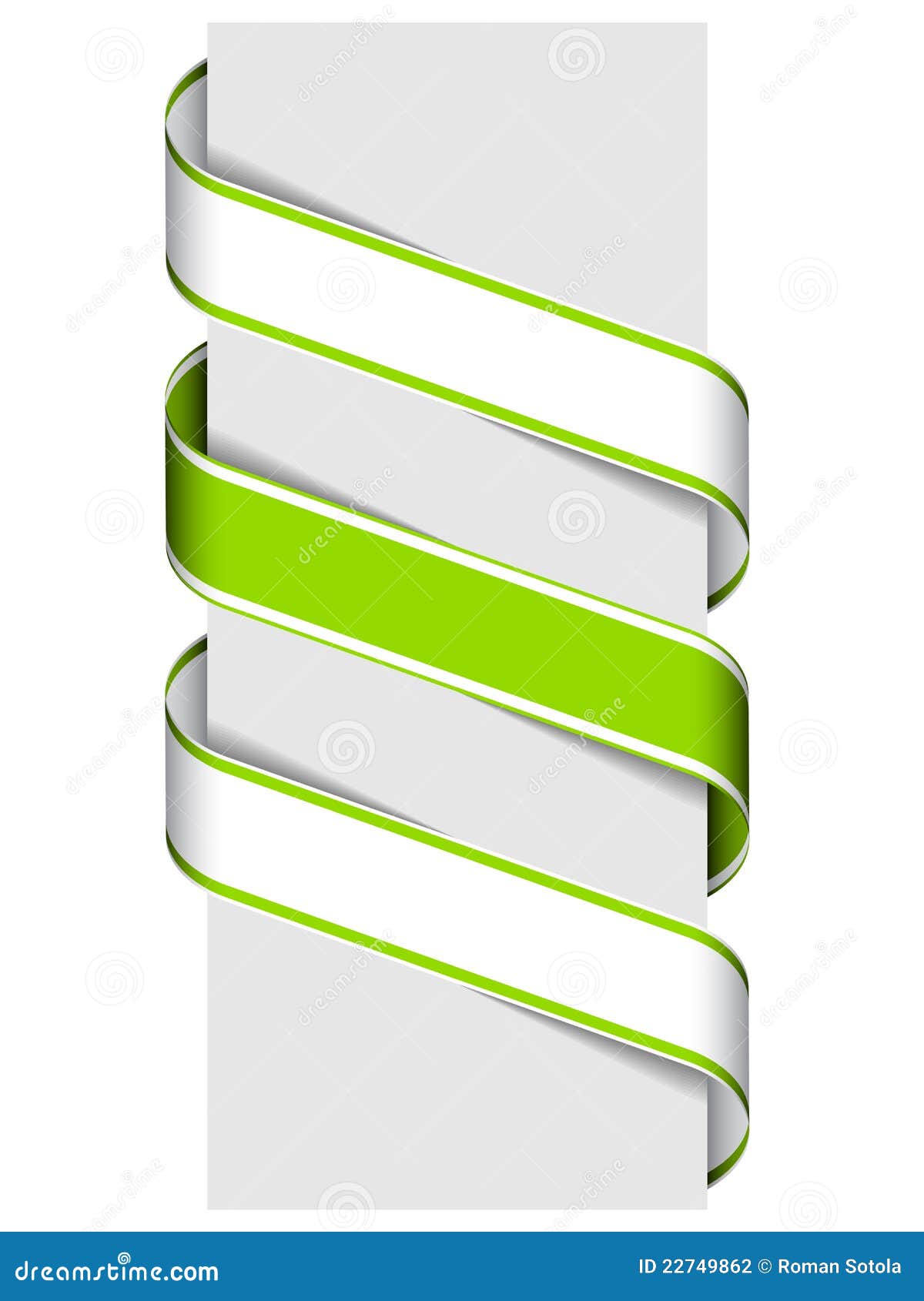 Ribbon sign stock vector. Illustration of page, business - 22749862