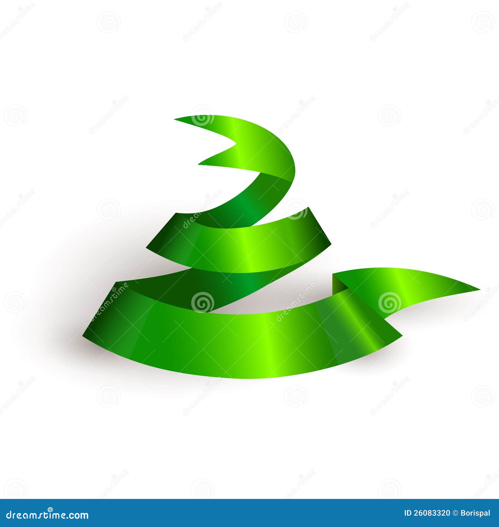 Ribbon Snake Symbol of Christmas 2013. Stock Vector - Illustration of ...