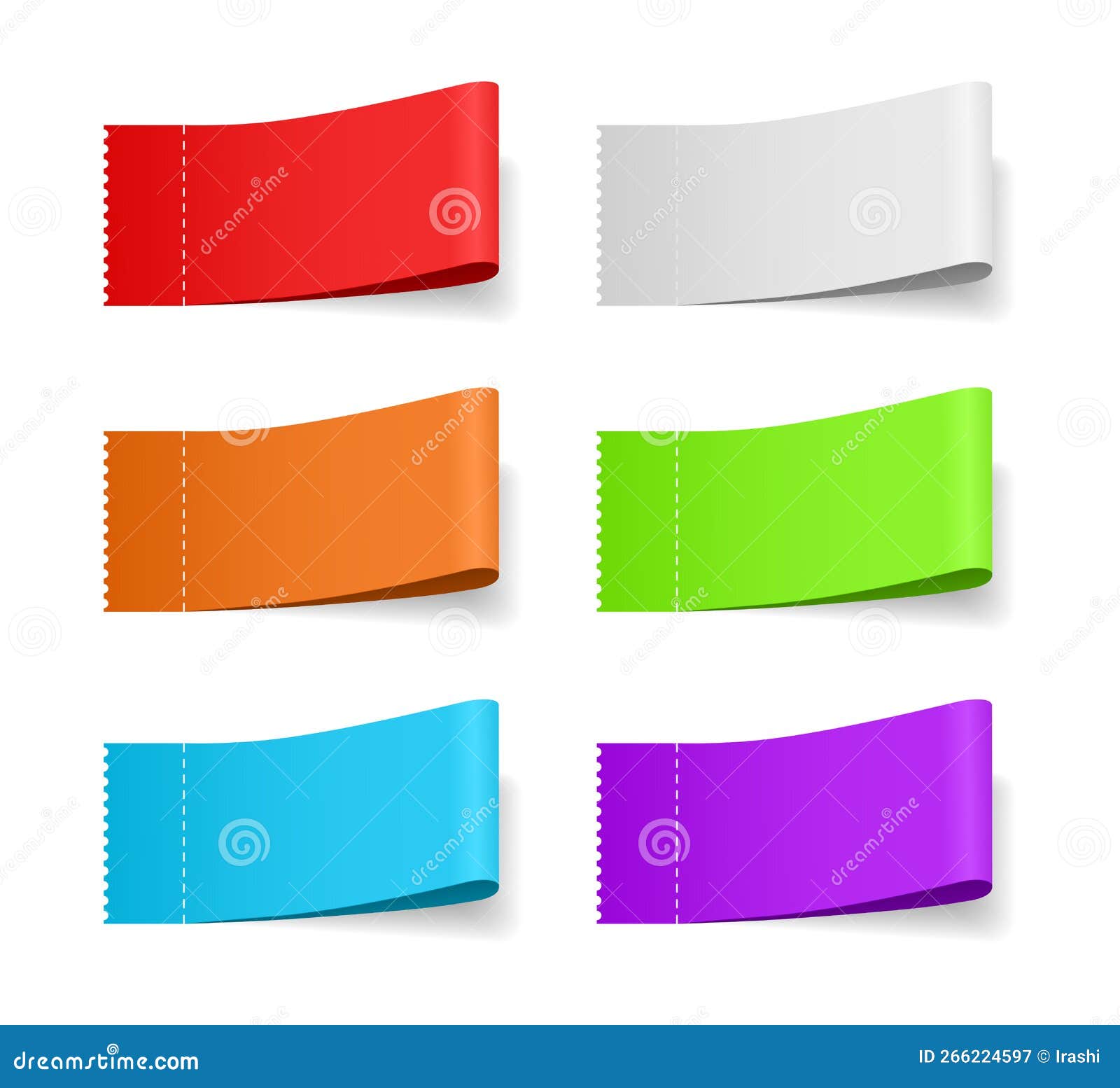 Ribbon tag icon stock vector. Illustration of blank - 266224597