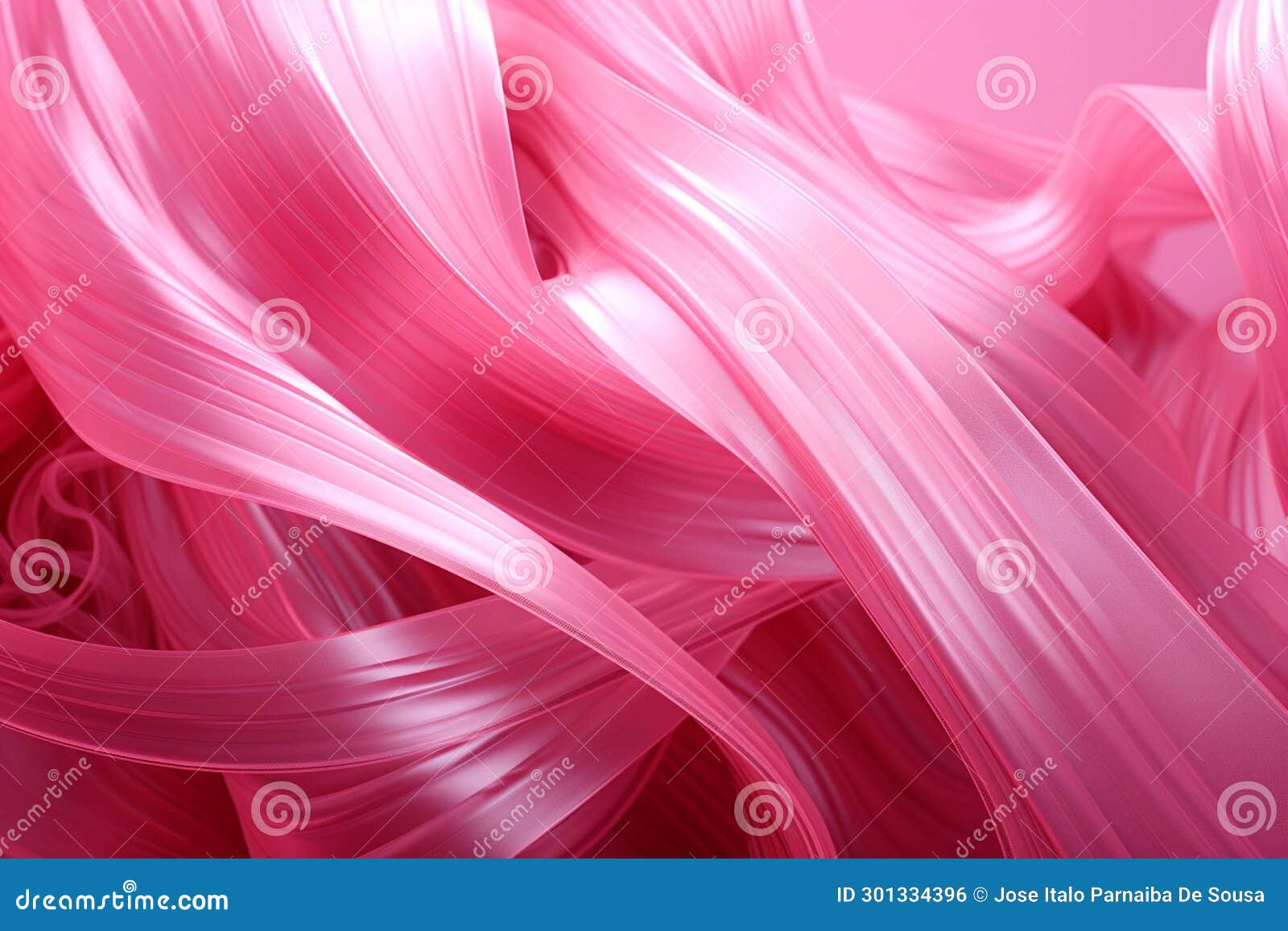 Ribbon Threads Threads Interweaving To Create a Stock Illustration ...