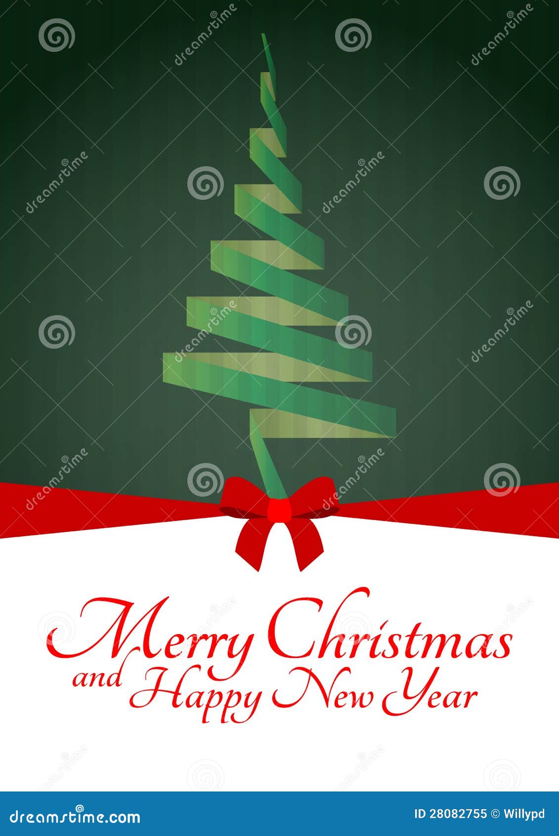 Ribbon tree stock vector. Illustration of background - 28082755