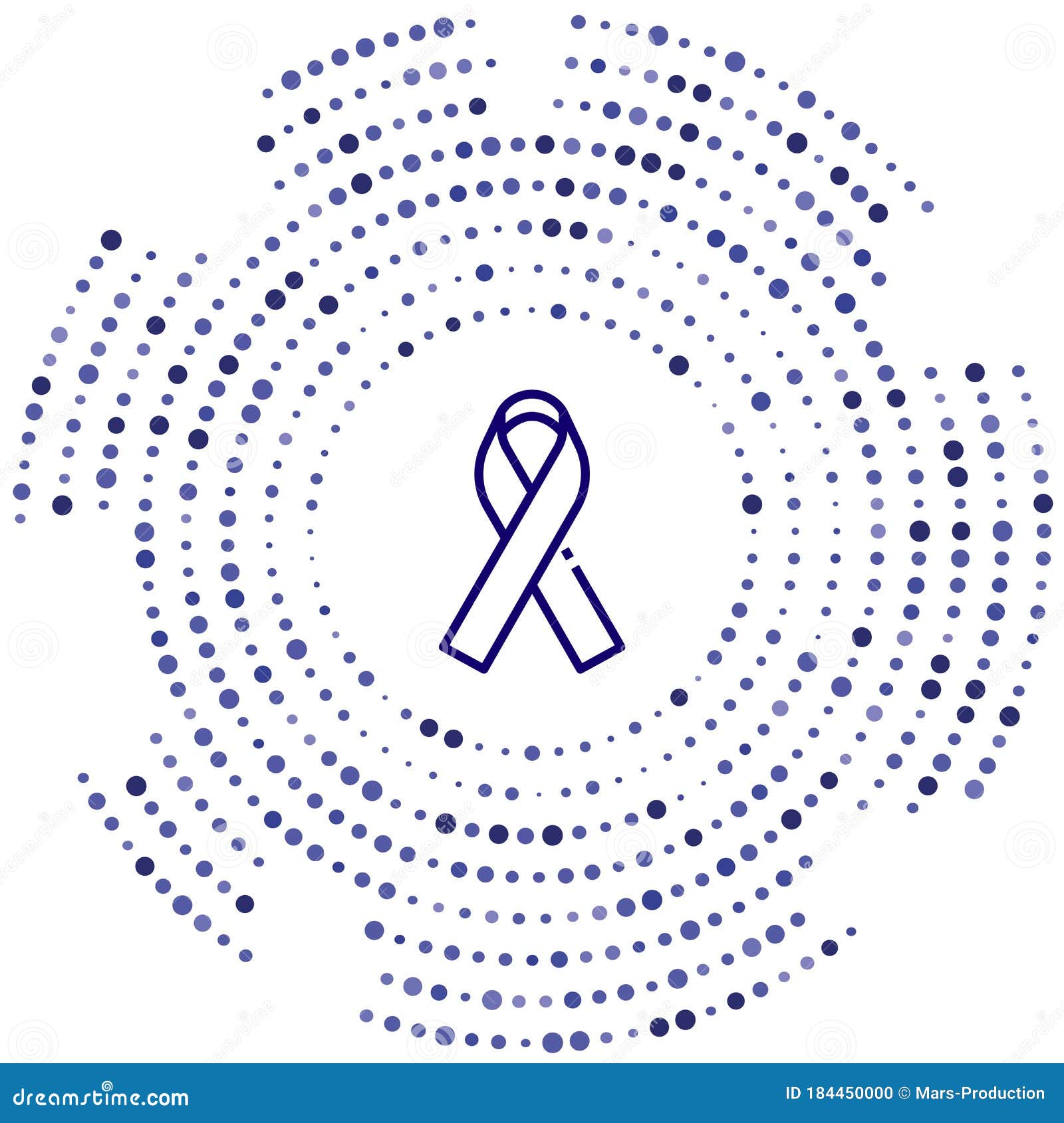 Ribbon Vector Icon. Ribbon Editable Stroke. Ribbon Linear Symbol for ...