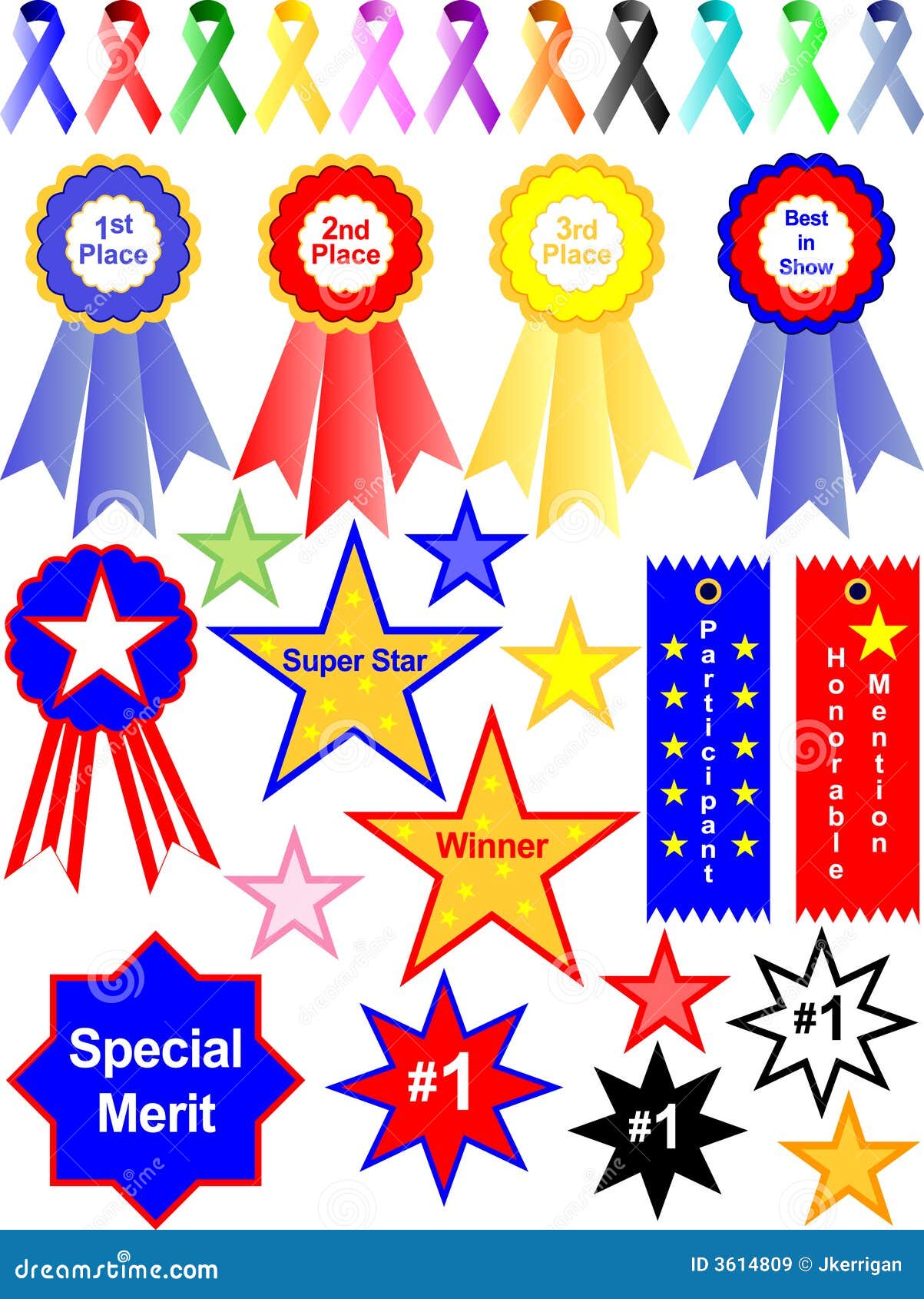 Ribbons stock vector. Illustration of ribbon, sports, design - 3614809