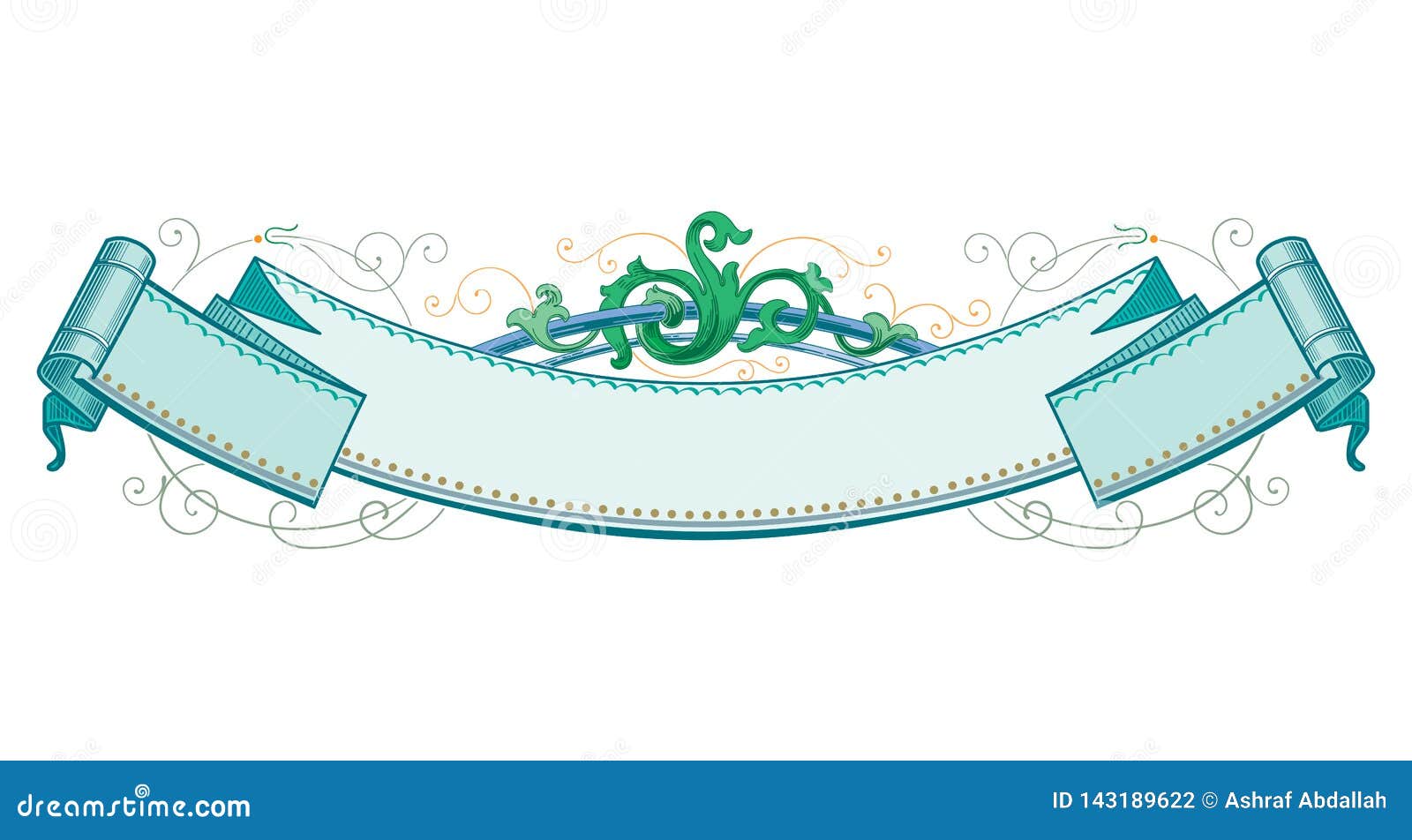 Ribbons Banners Frames Illustration Vector Stock Vector - Illustration ...