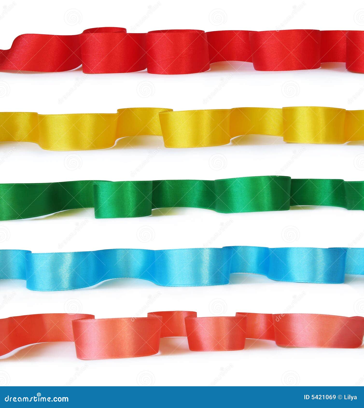 Ribbons for decoration stock image. Image of beauty, holiday - 5421069