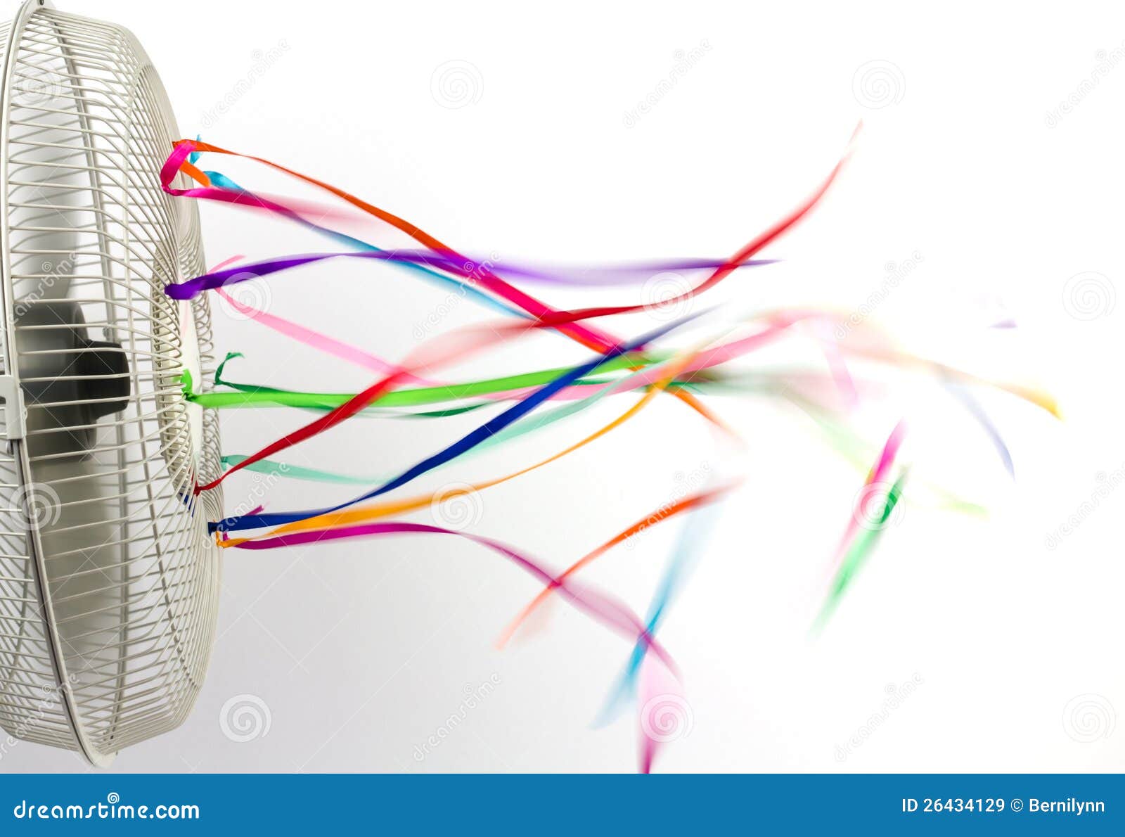Ribbons on a Fan stock image. Image of electricity, ribbons - 26434129