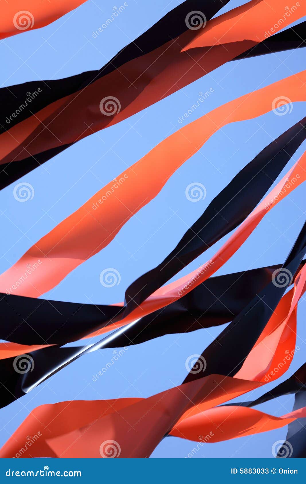 Ribbons flying stock image. Image of flap, ceremony, connected - 5883033