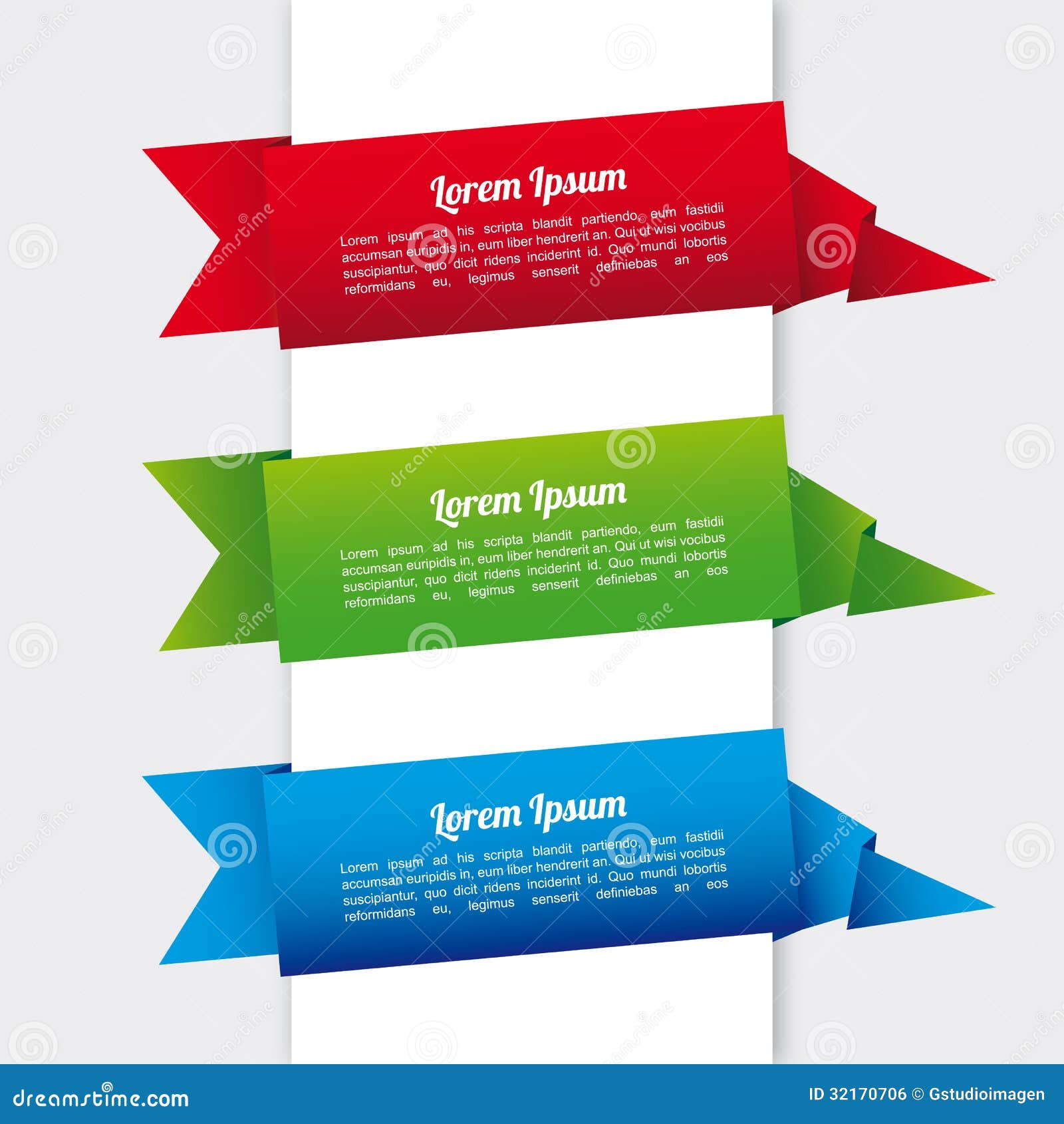 Ribbons infographics stock vector. Illustration of abstract - 32170706