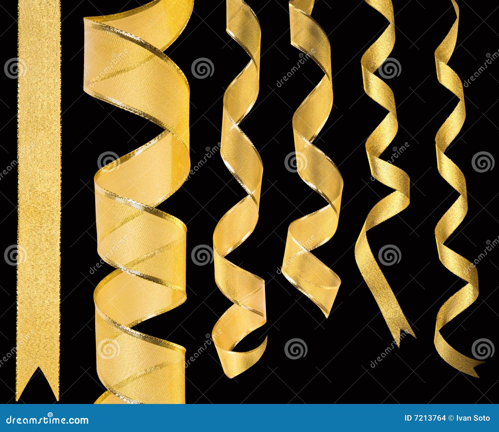 Ribbons isolated stock photo. Image of isolated, ornamental - 7213764