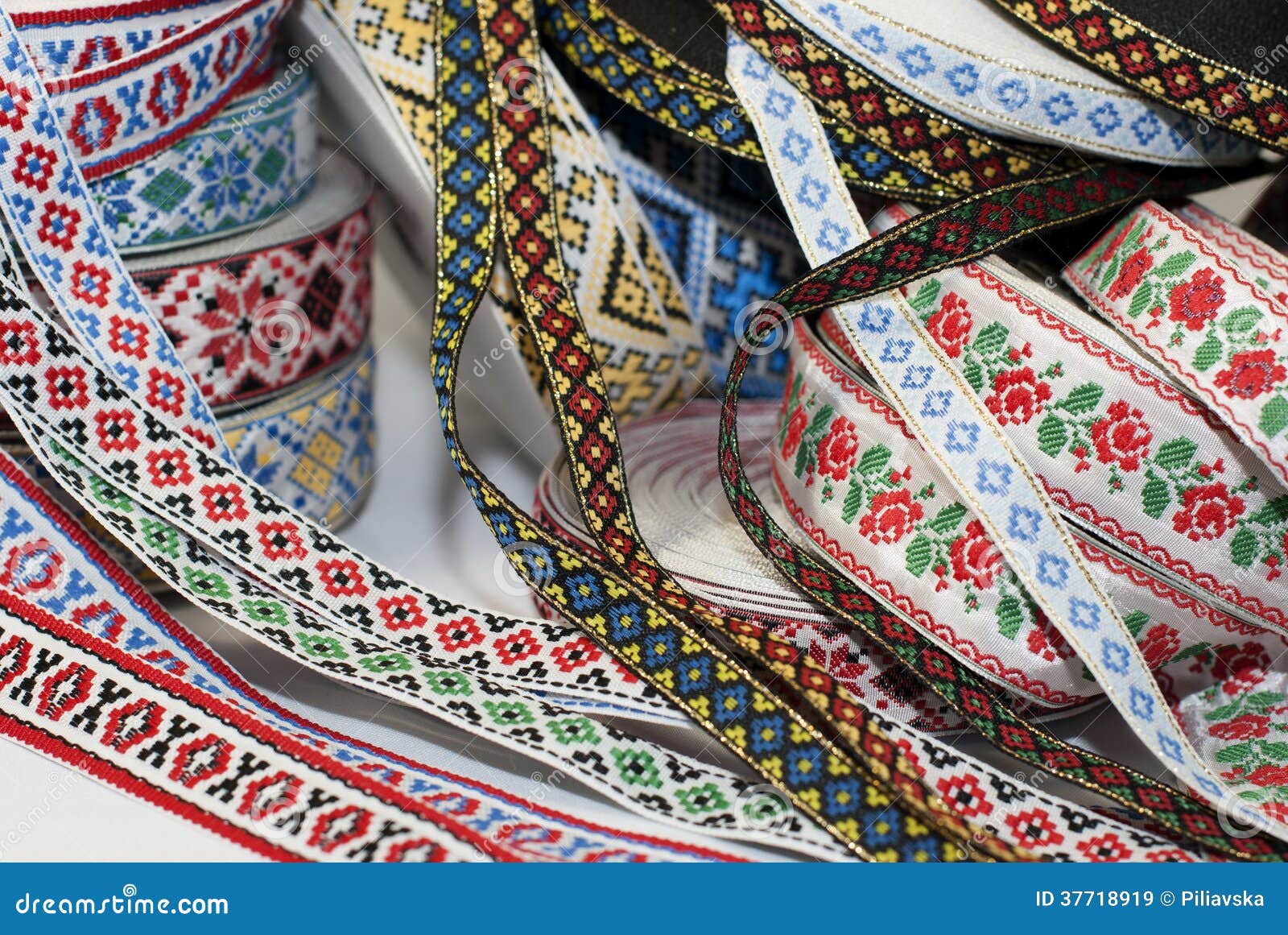 Ribbons with ornament stock image. Image of anniversary - 37718919