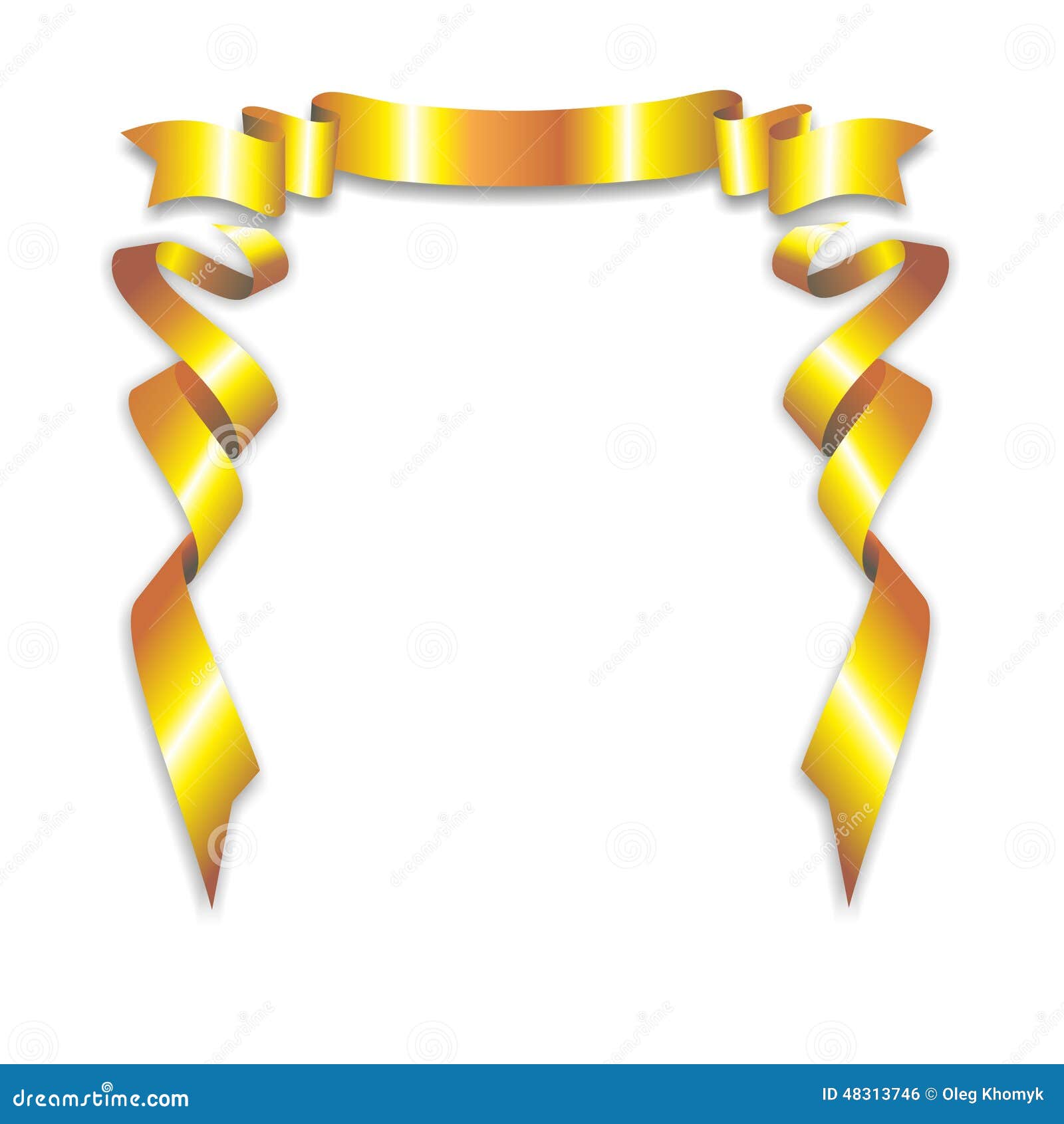Ribbons stock illustration. Illustration of graphic, decoration - 48313746