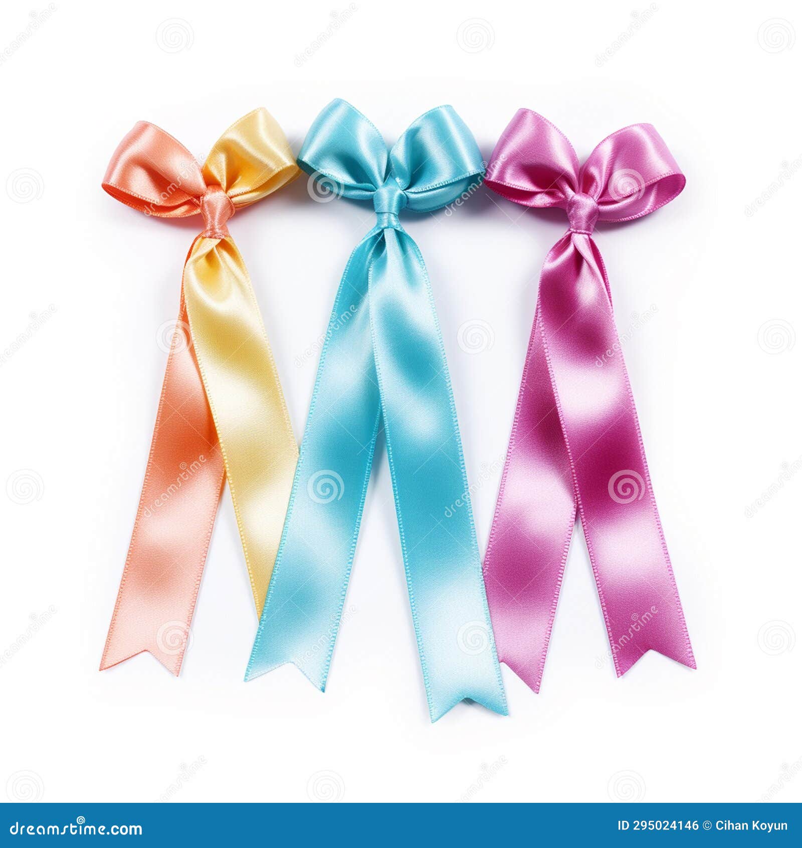 Ribbons of Strength for those Who are Fighting the Good Fight Stock ...