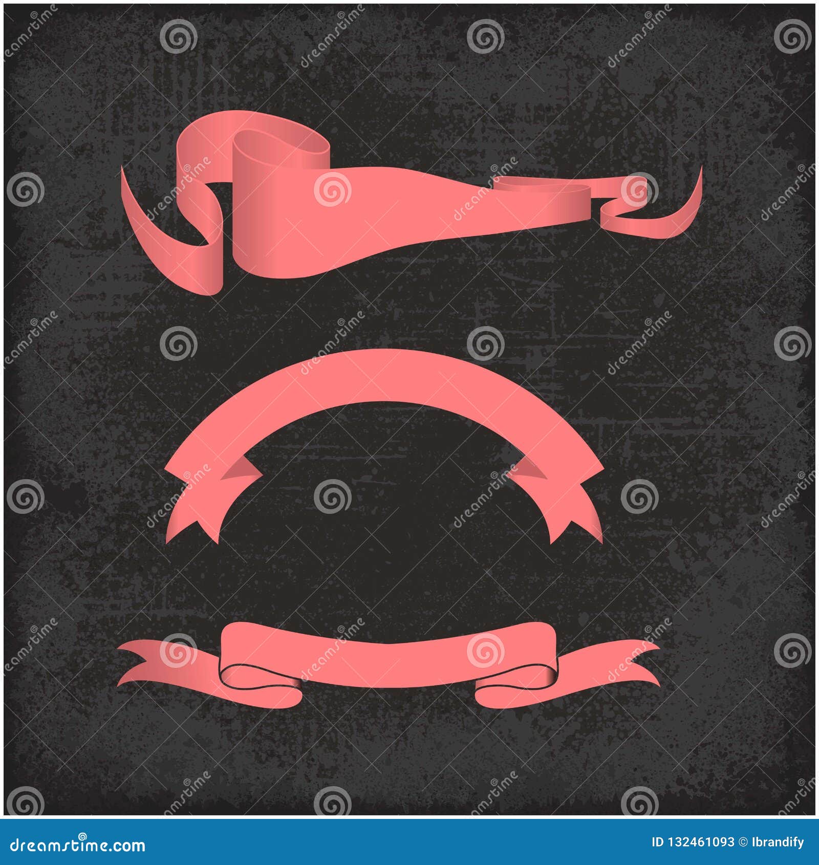 Ribbons Tags Design with Unique Style Vector Stock Vector ...