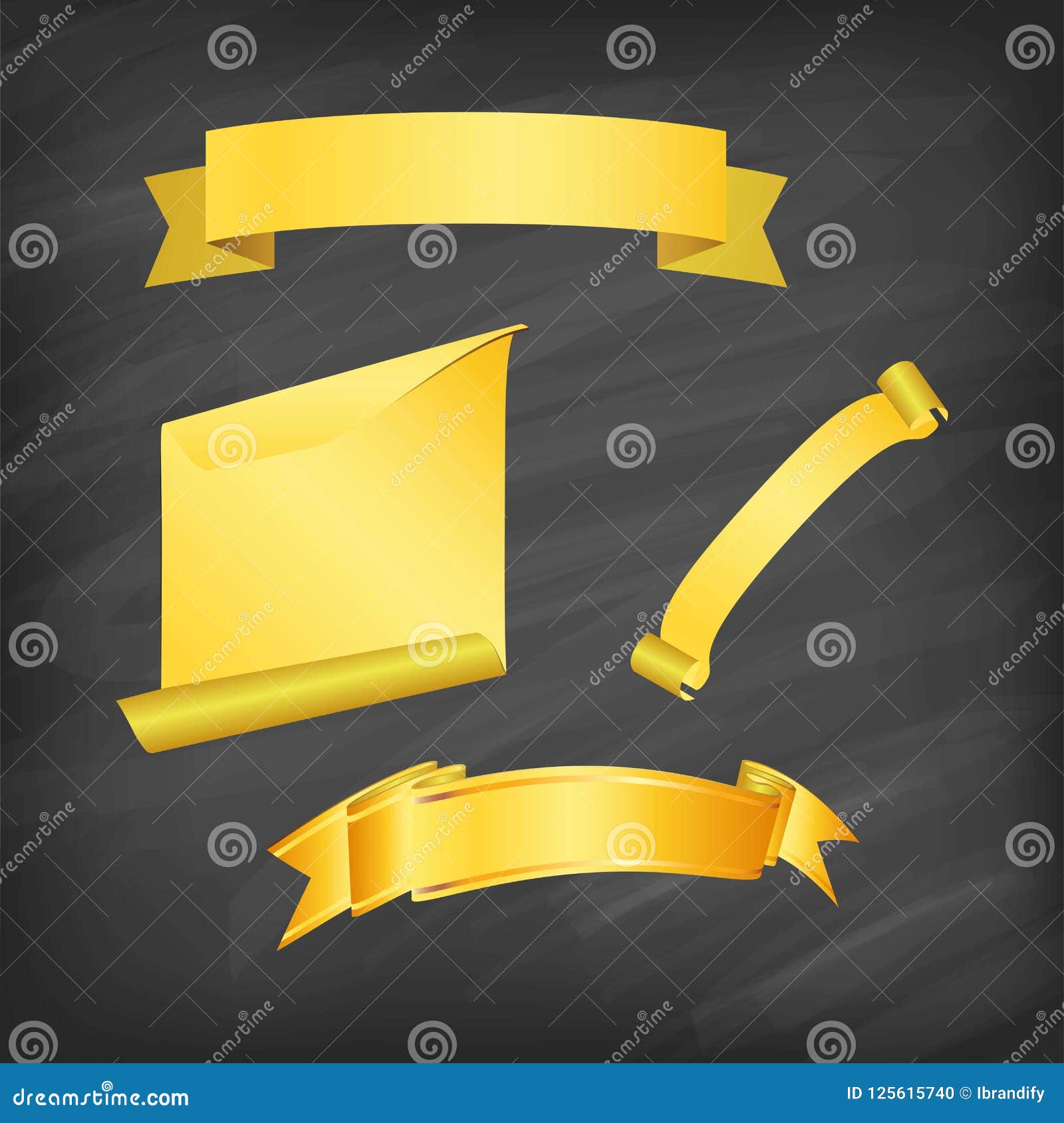 Ribbons Tags Design with Unique Style Vector Stock Vector ...