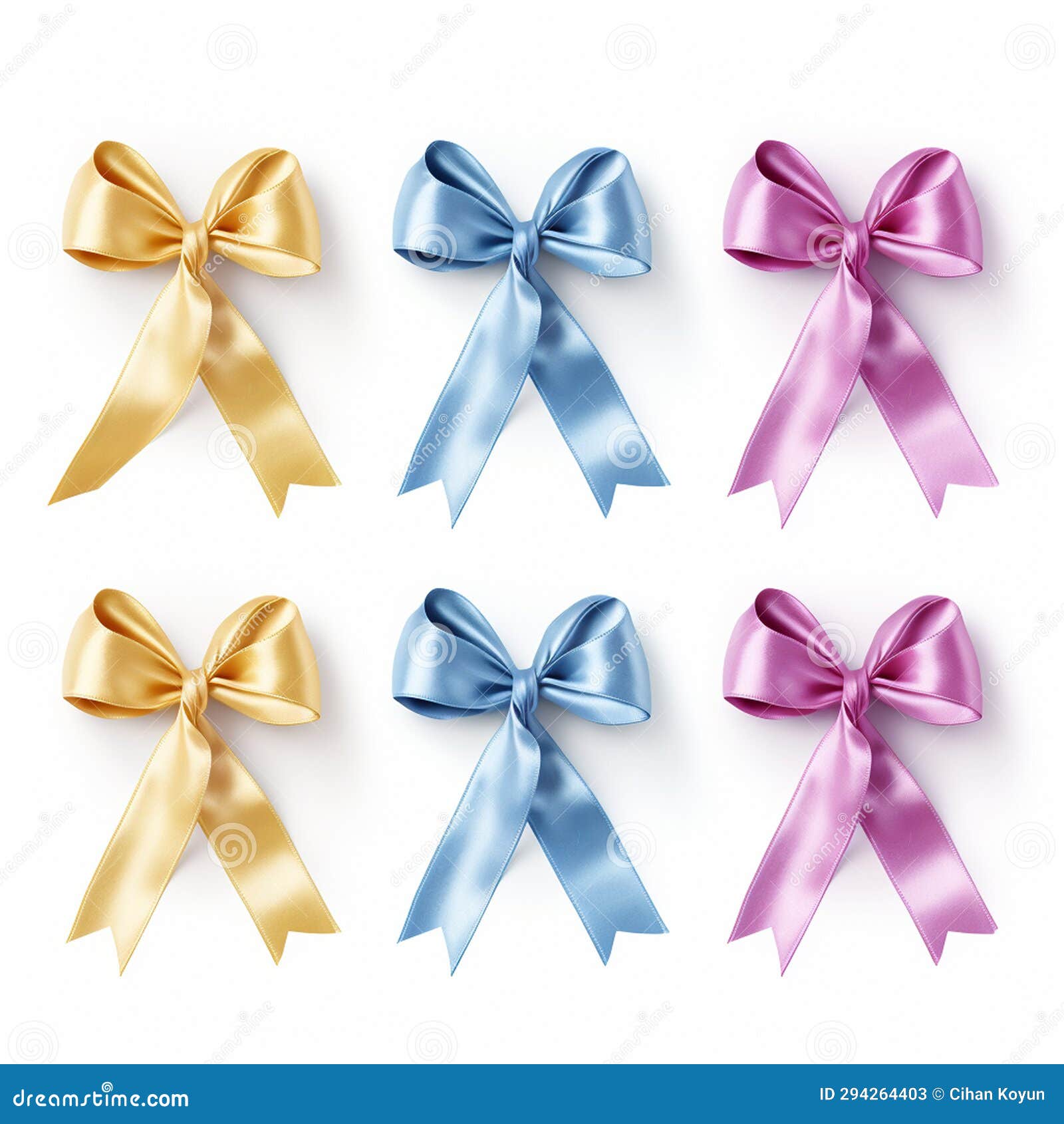 Ribbons of Unity for those Who are Fighting Together Stock Illustration ...