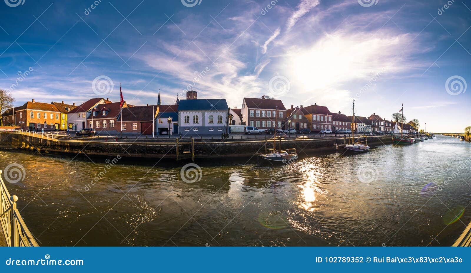 Ribe, Denmark - April 30, 2017: Old Town of Ribe Stock Photo - Image of ...
