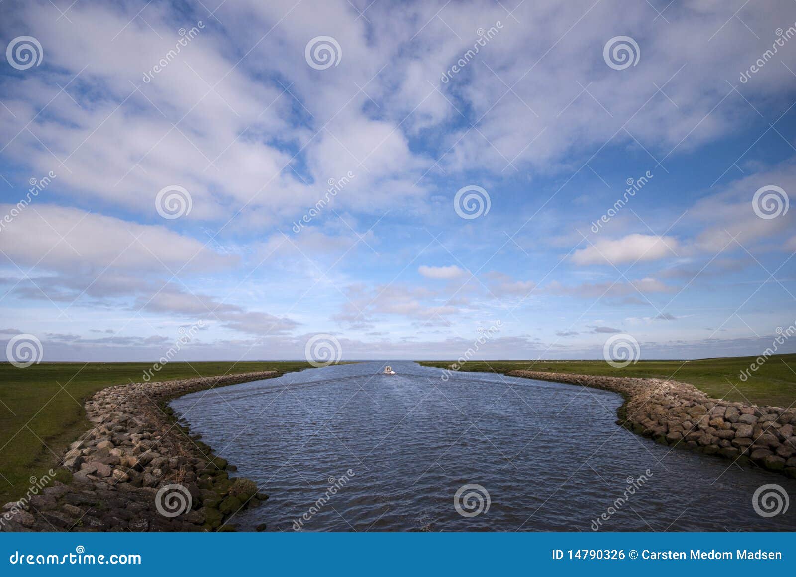 Ribe River outside the stock photo. Image of kammerslusen - 14790326