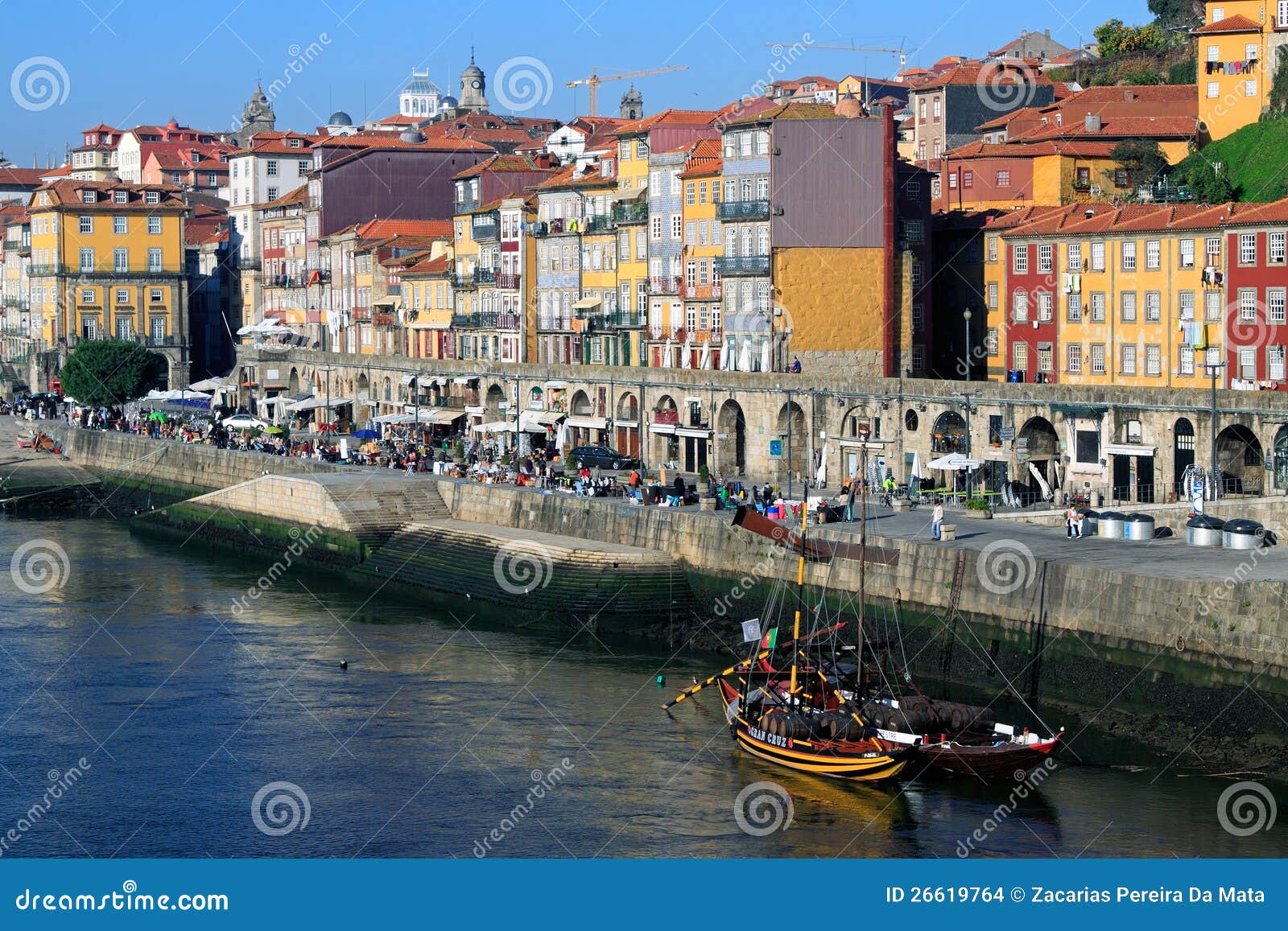 Ribeira, Porto editorial stock image. Image of ribeira - 26619764