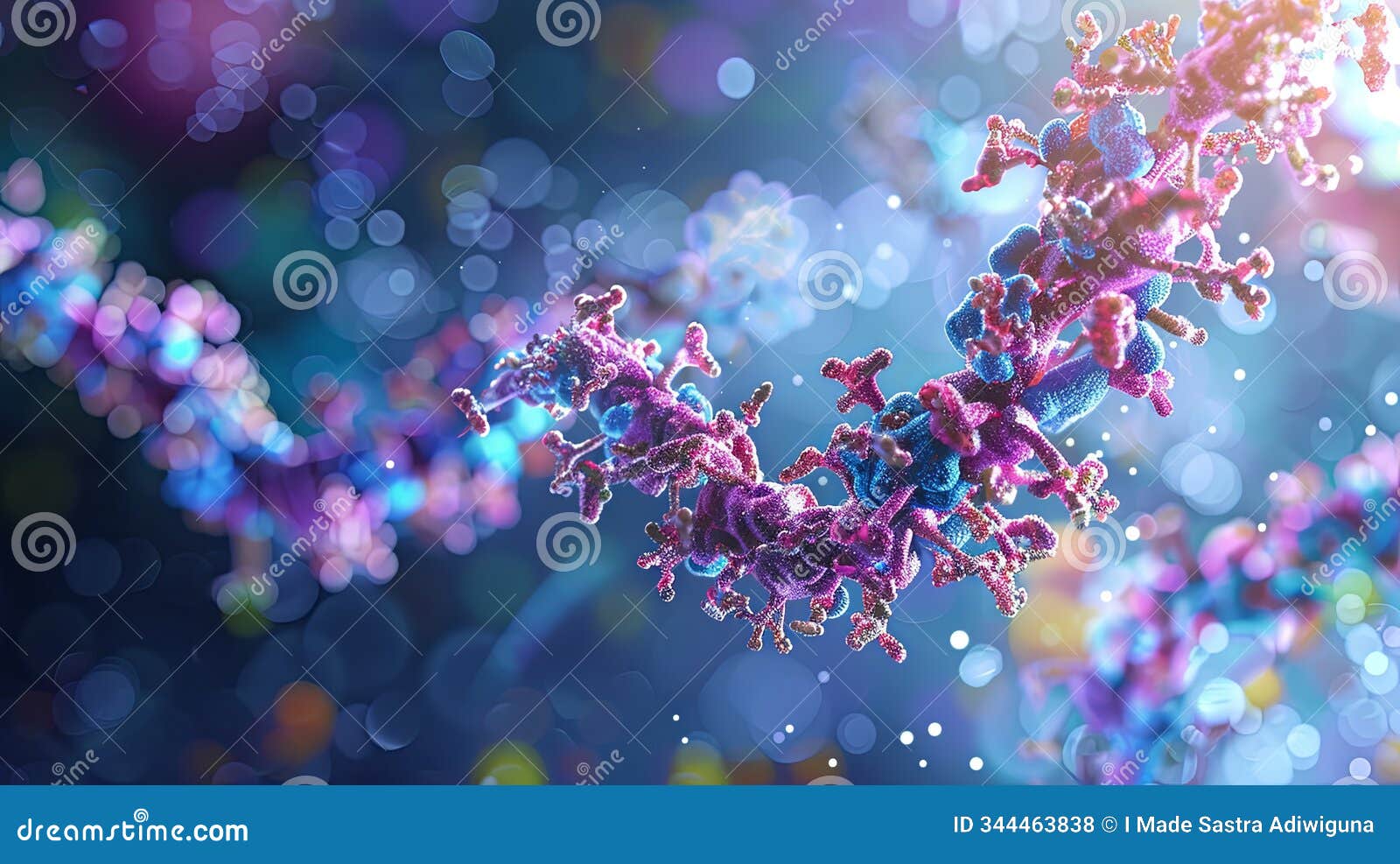 Ribosomes in Action Creating Vital Cellular Proteins. Protein Synthesis ...