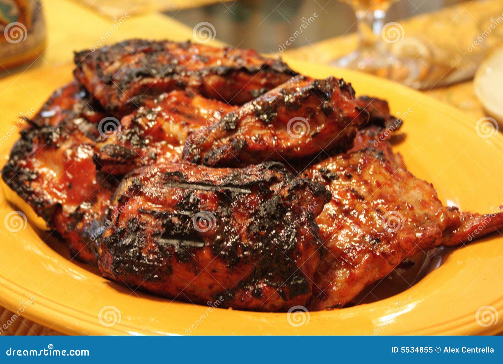 Ribs stock image. Image of lunch, dinner, ribs, holidays - 5534855
