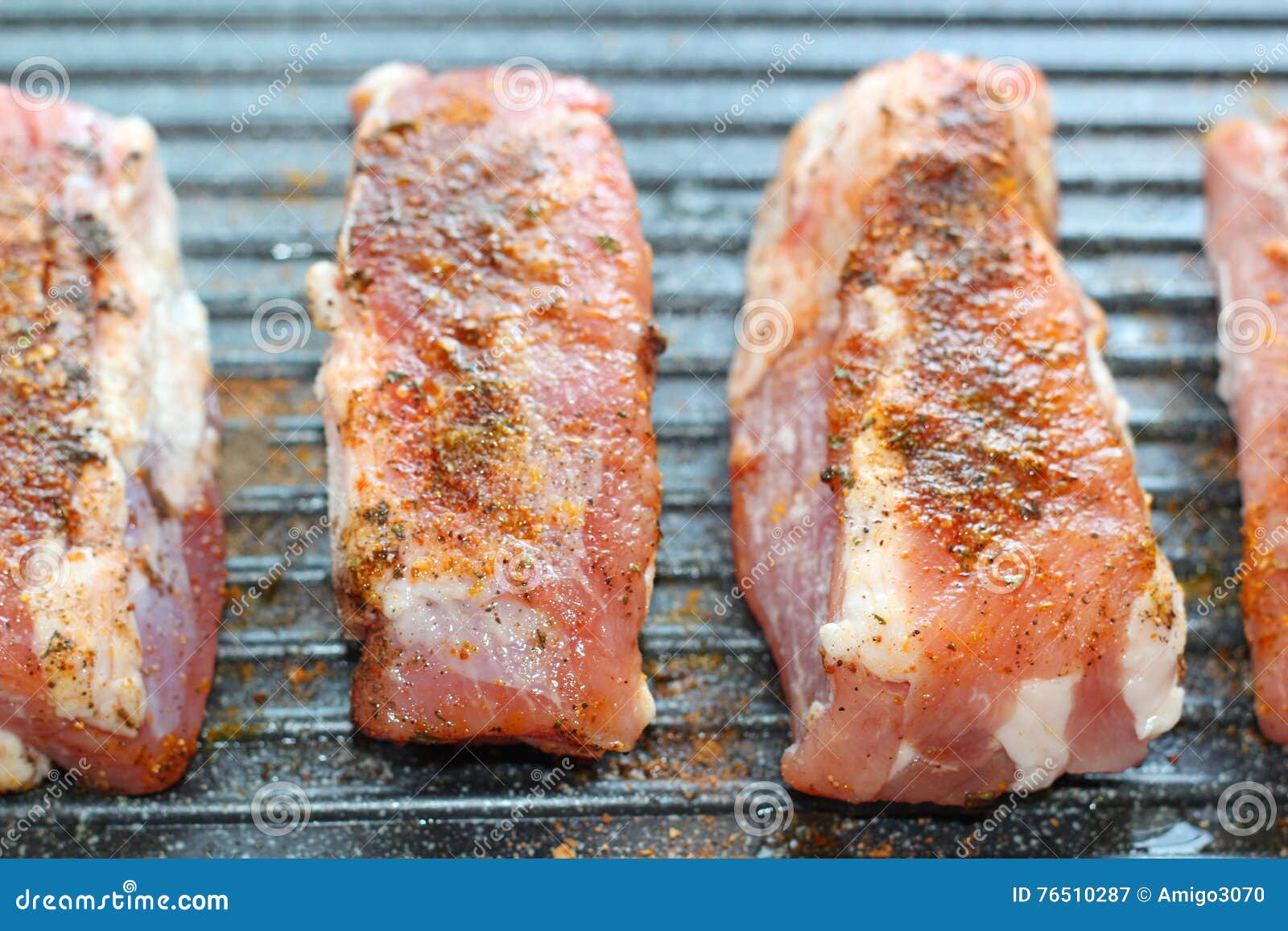 Ribs stock image. Image of fatty, cured, grill, cookout - 76510287