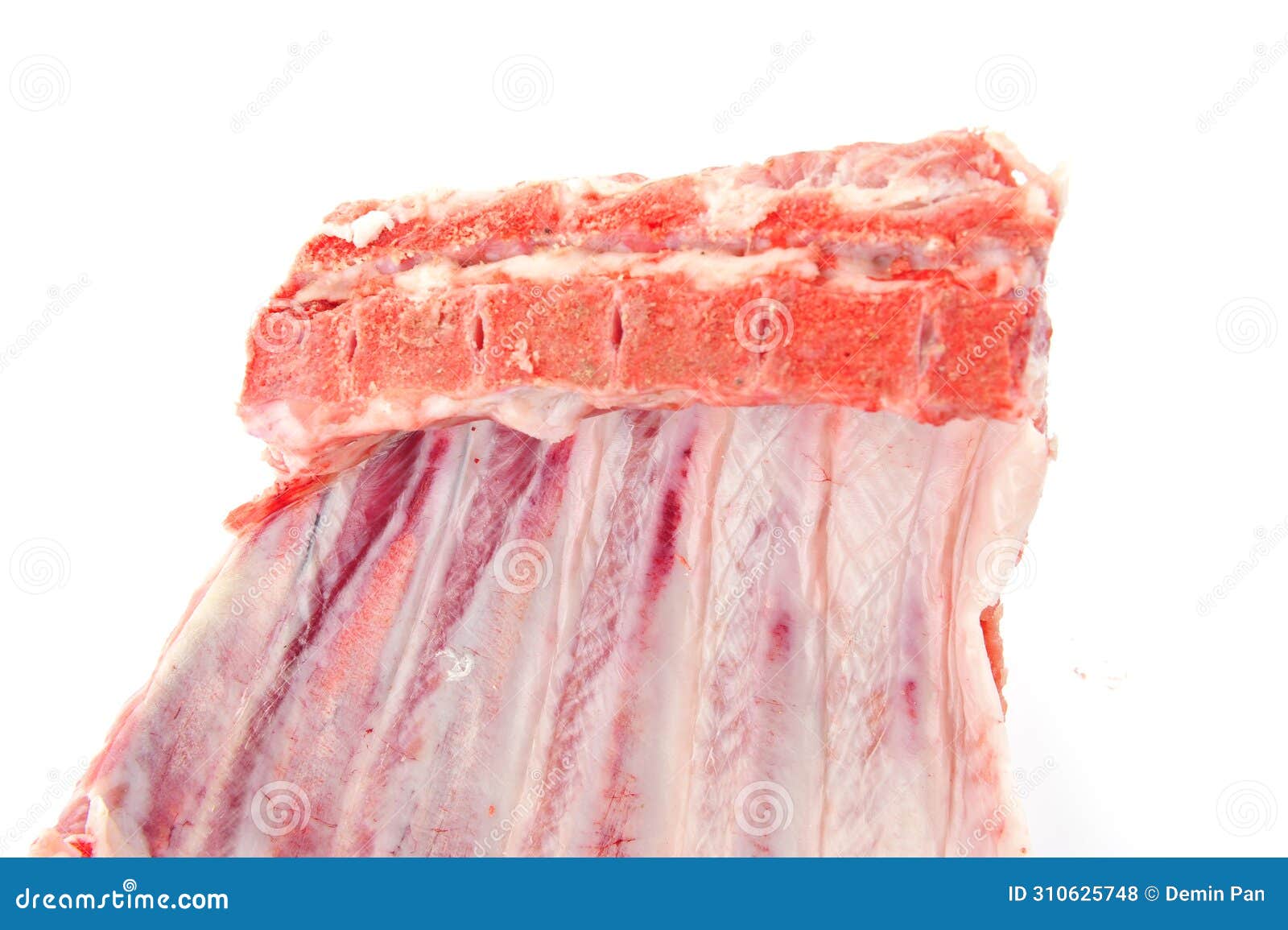 Ribs on a white background stock photo. Image of cook - 310625748
