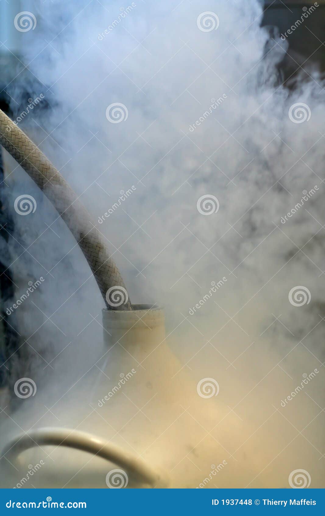 Ricarica Dell'azoto Liquido Fotografia Stock - Immagine di decanti ...