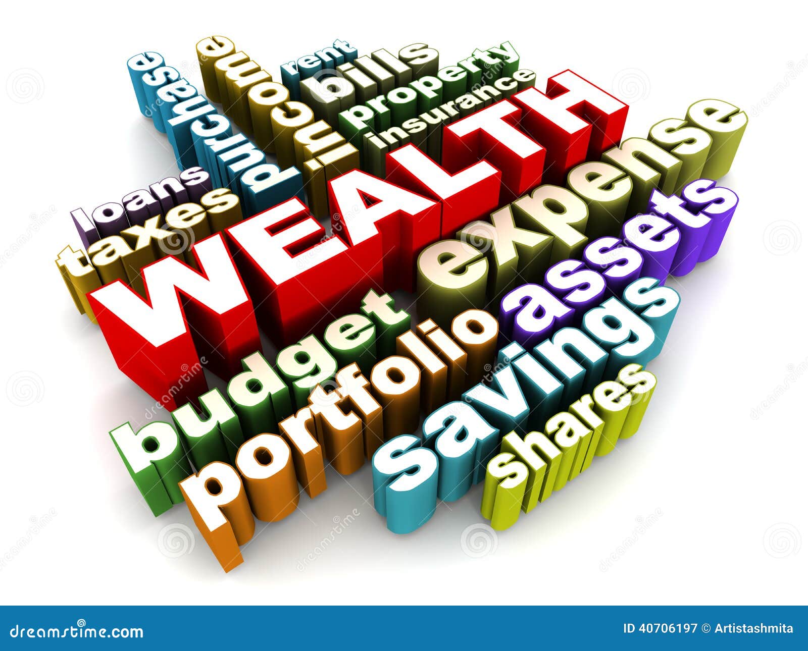 Ricchezza illustrazione di stock. Illustrazione di reddito - 40706197