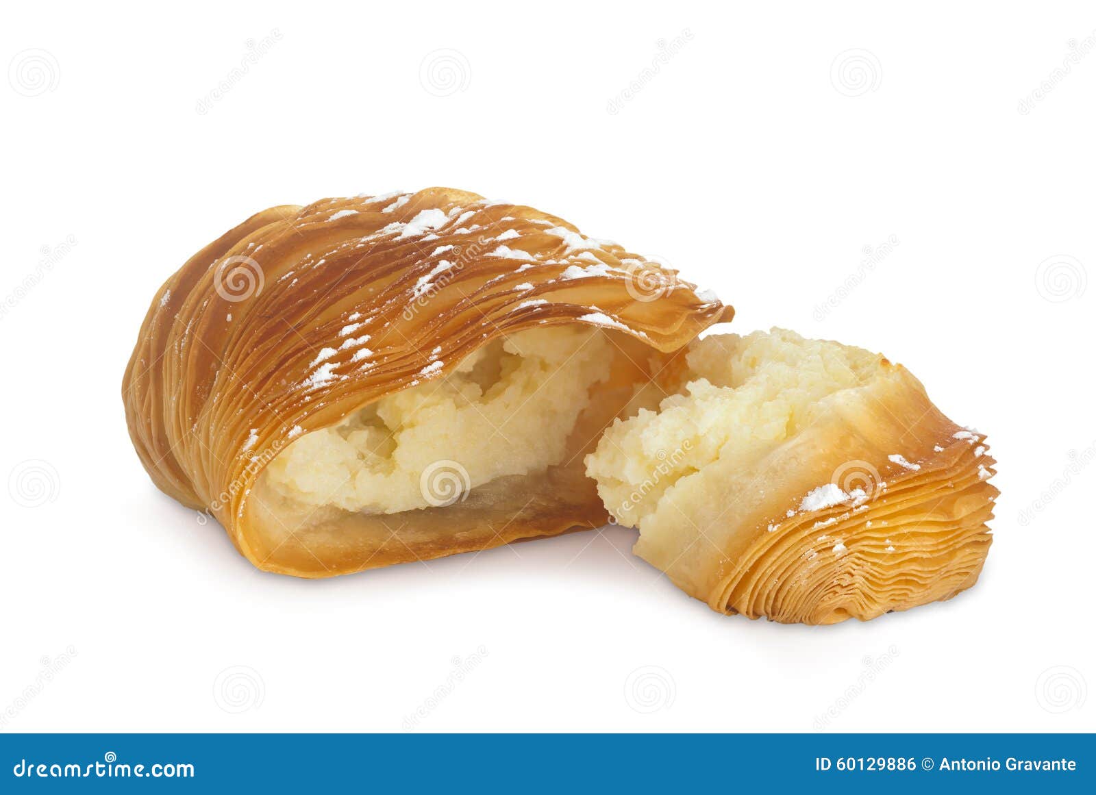 Riccia Napolitain De Sfogliatella Photo stock - Image du italie, naples ...