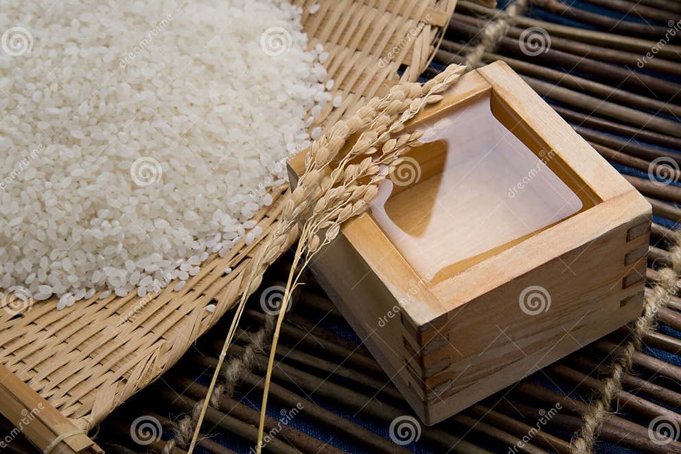 Rice stock image. Image of plant, oriental, goods, sake - 10150803