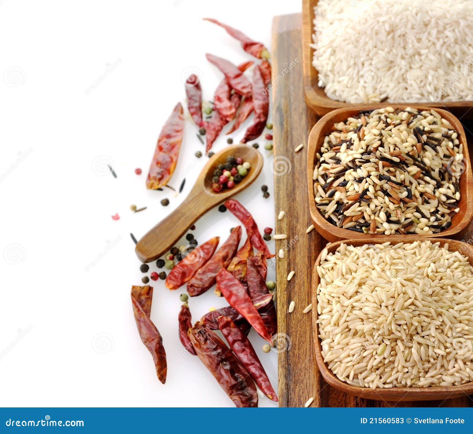 Rice assortment stock image. Image of oriental, black - 21560583