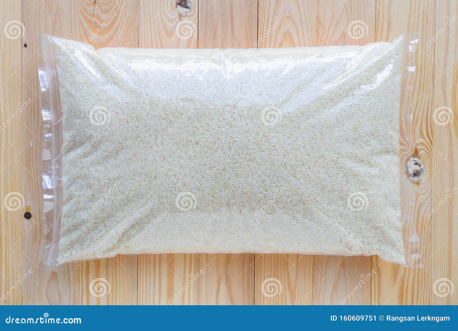 Rice in the bag stock image. Image of meal, plastic - 160609751