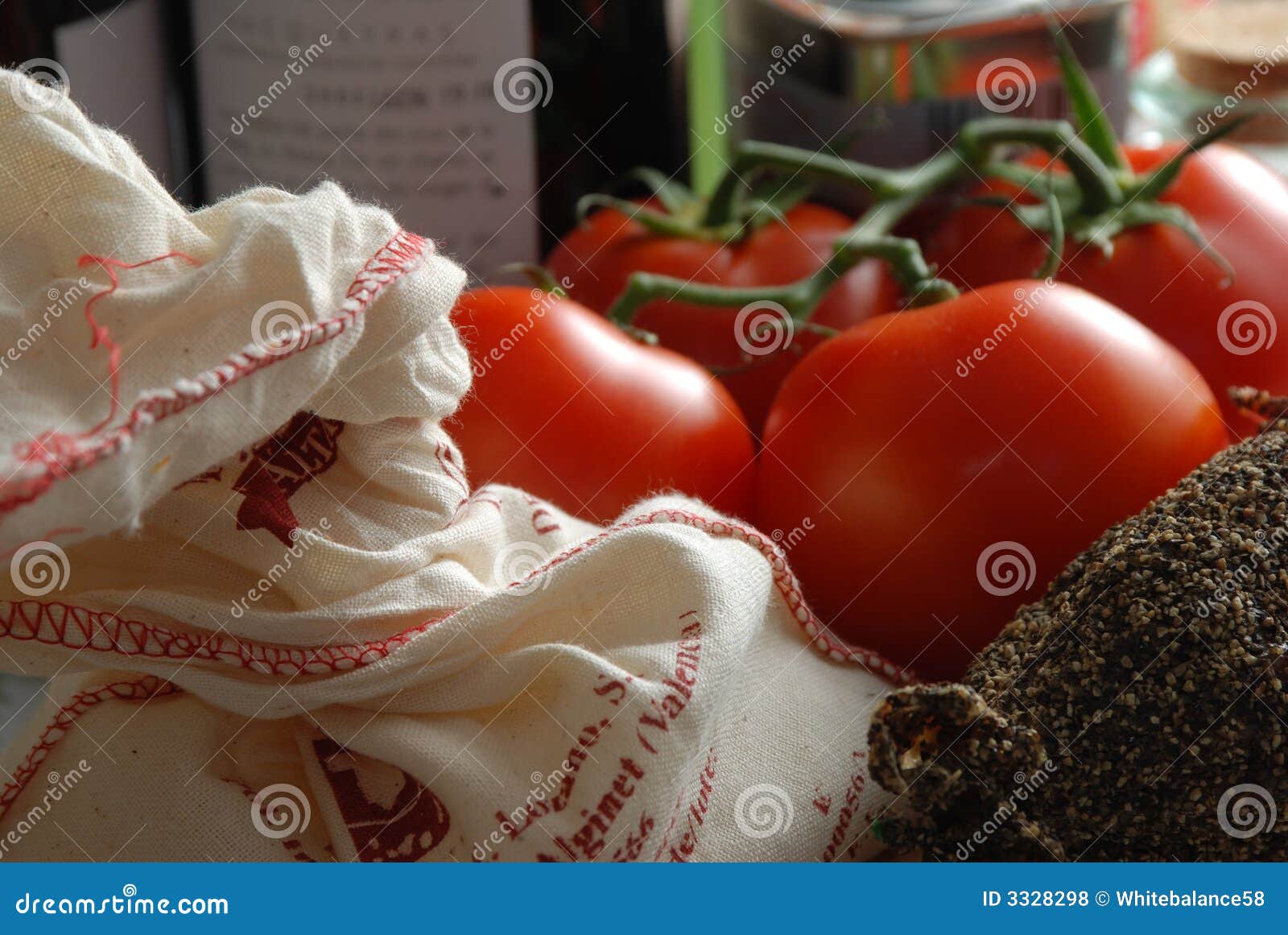 Rice in a Bag with Ingredients Stock Photo - Image of mixture, hearty ...