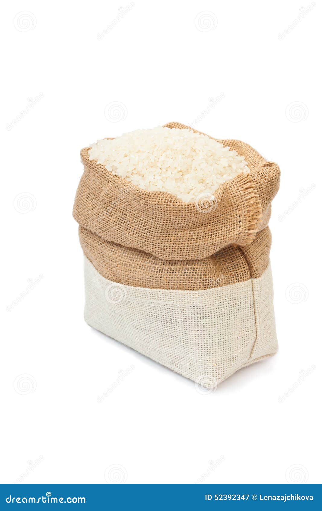 Rice bag isolated image stock image. Image of asian, pile - 52392347