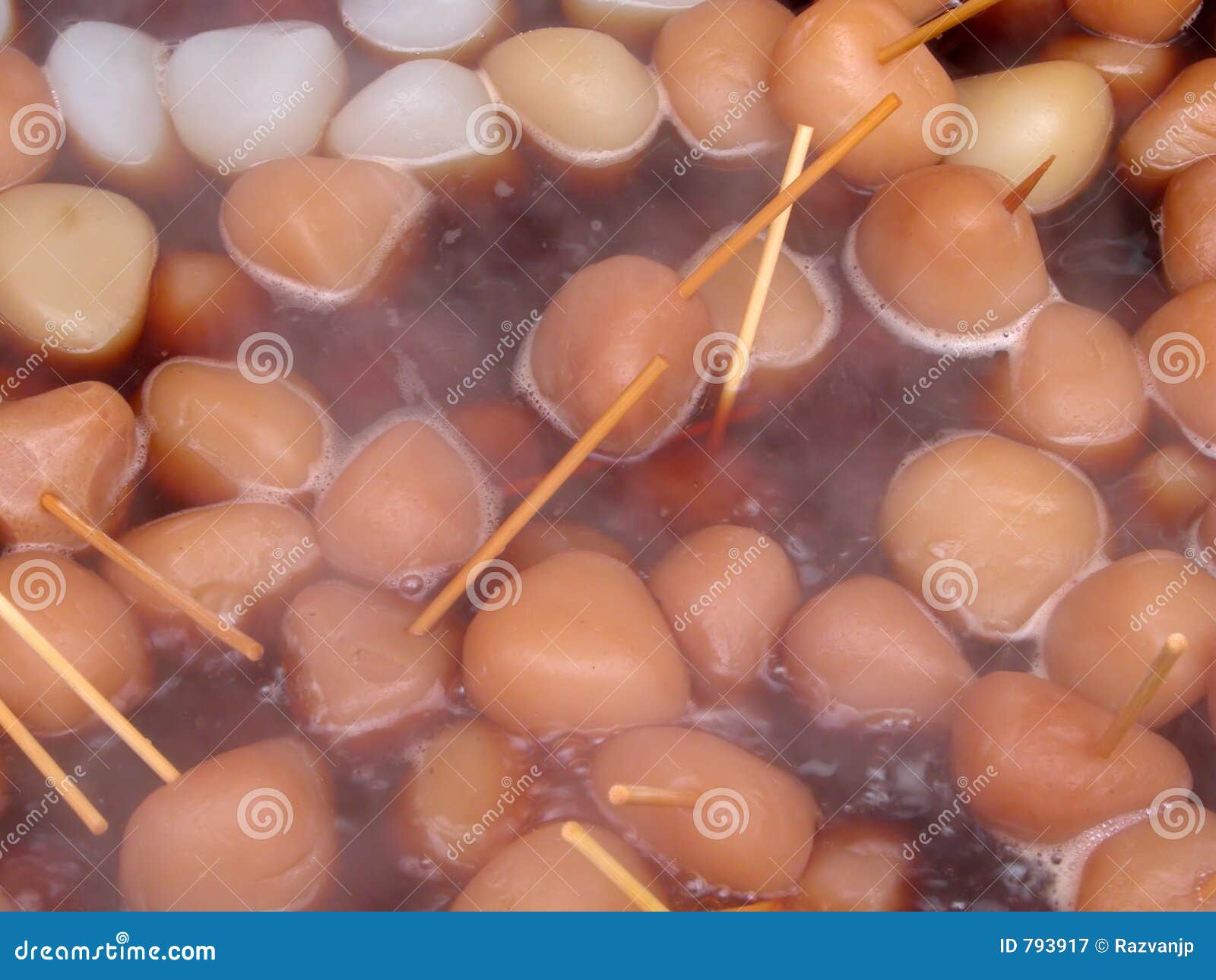 Rice Balls Boiling Royalty-Free Stock Photo | CartoonDealer.com #793917