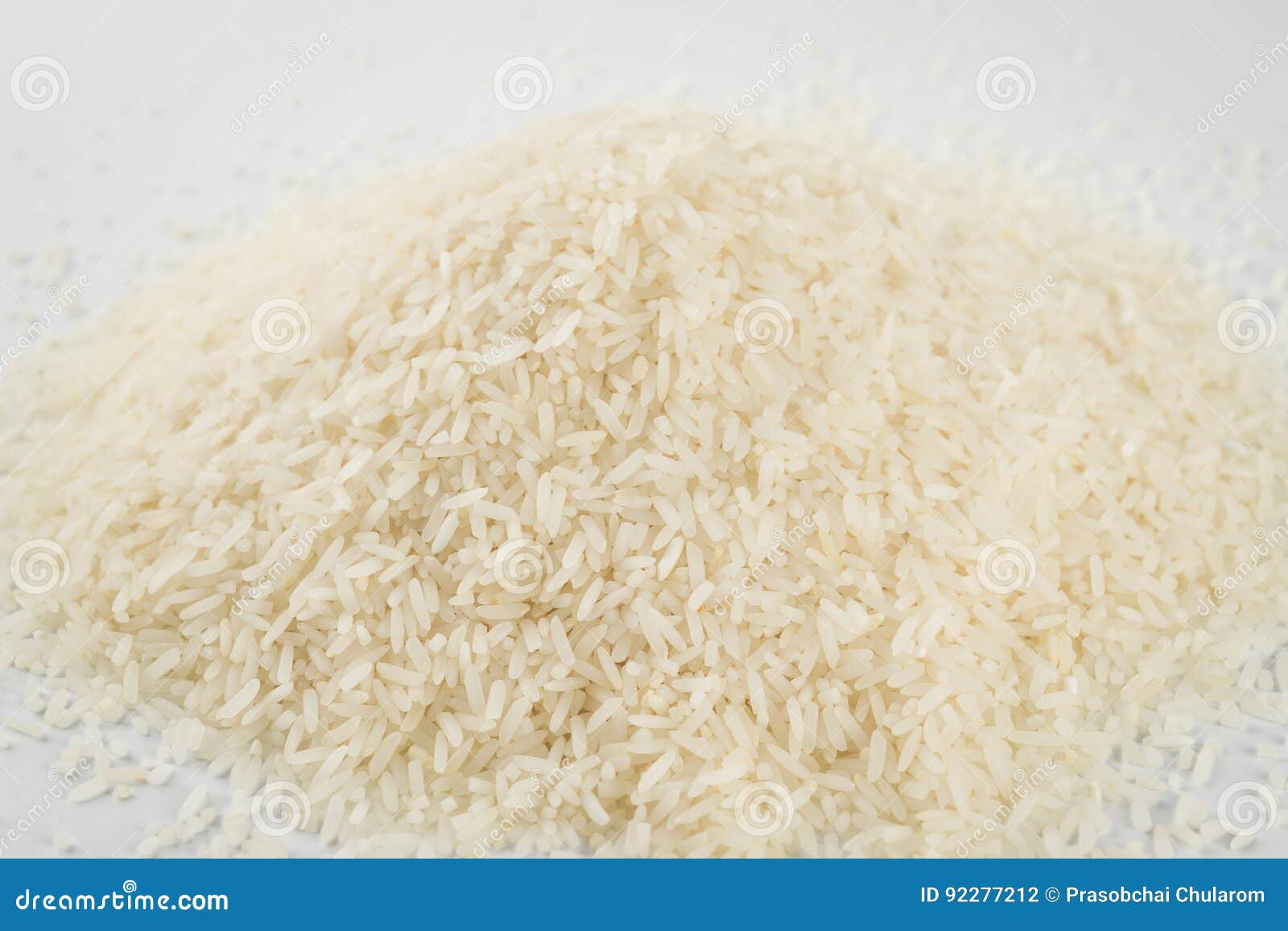 Basmati White Rice Solid Texture. Top View Close-up On Raw Rice Grains ...